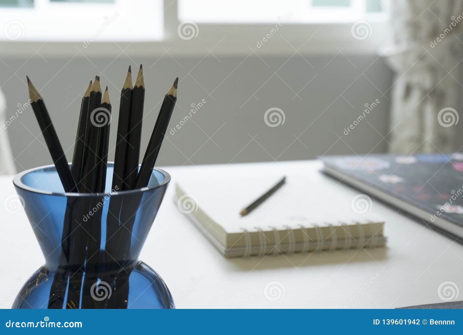 Simple Pencils for Office Workers. Stock Photo - Image of flea, asian ...