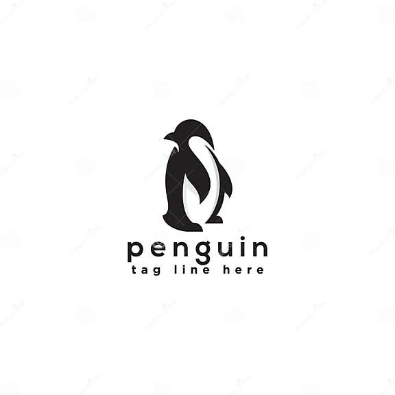 Simple Penguin Logo Design, Creative Vector Penguin Logo Template Icon ...