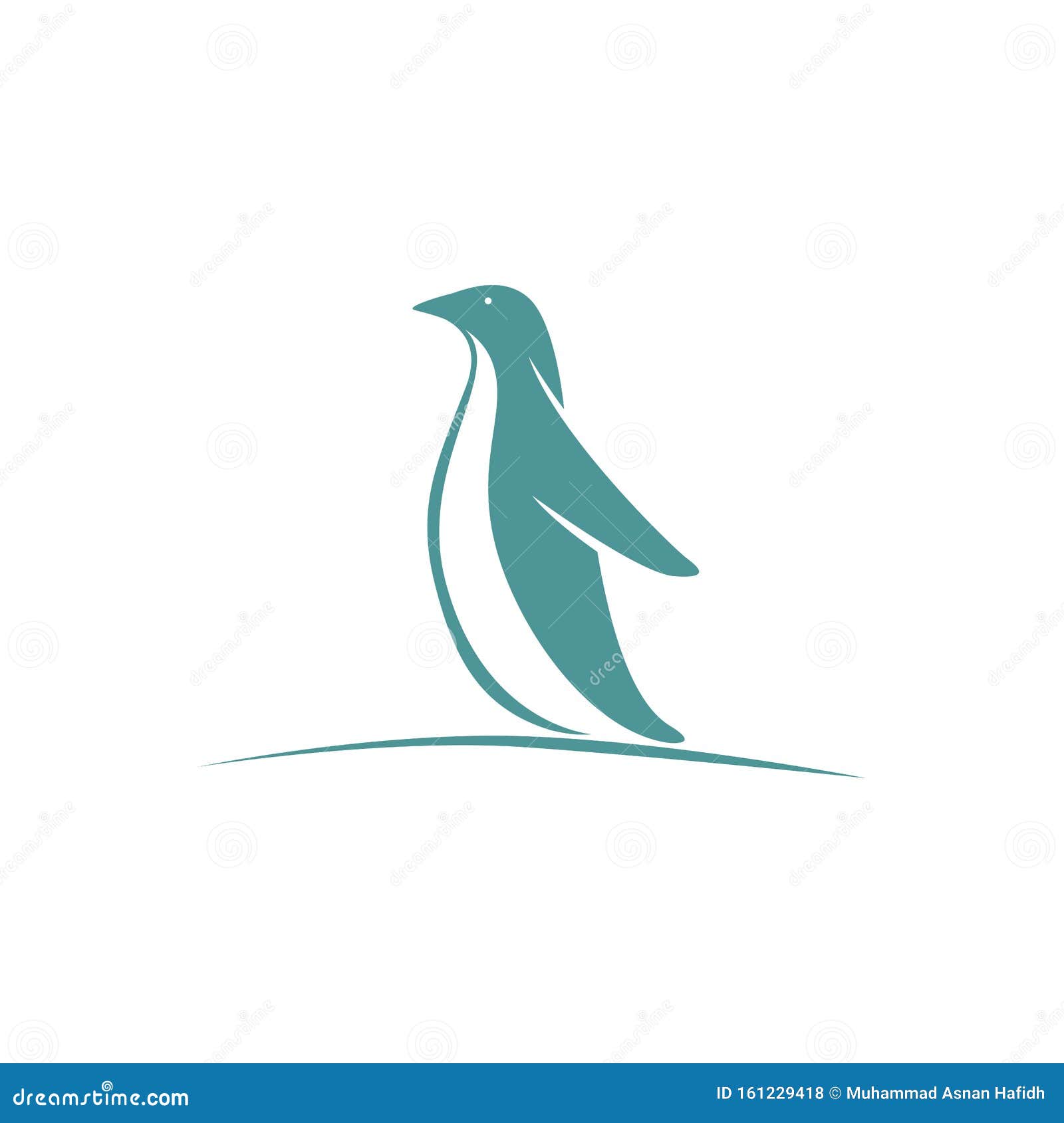 Simple penguin logo stock vector. Illustration of design - 161229418