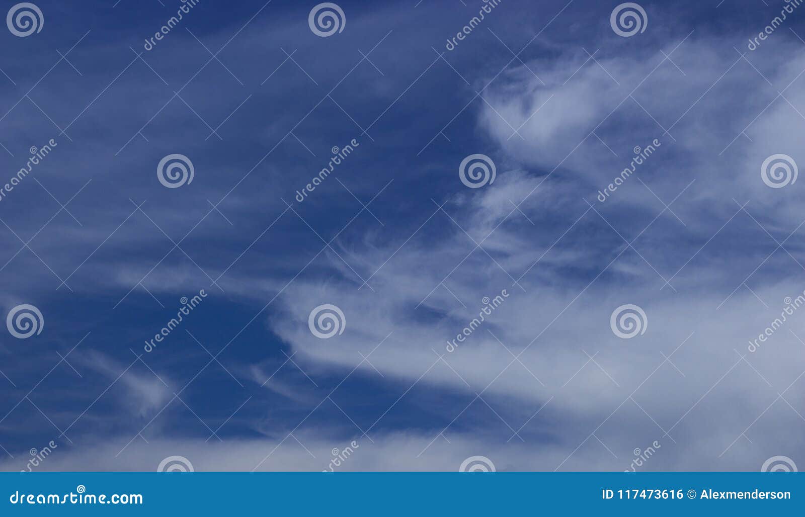 Simple Photo of a Beautiful Blue Sky. Stock Photo - Image of created ...