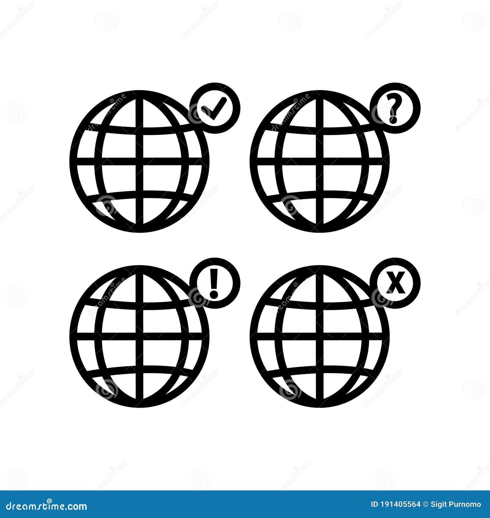Simple Pictogram Icon Outline Concept Stock Vector - Illustration of ...