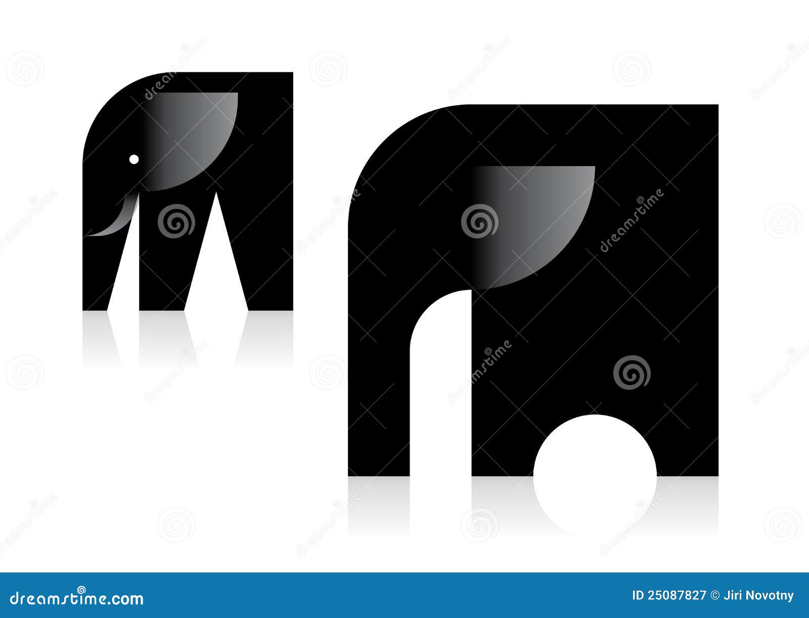 Simple Picture of an Elephant Stock Vector - Illustration of drawings ...