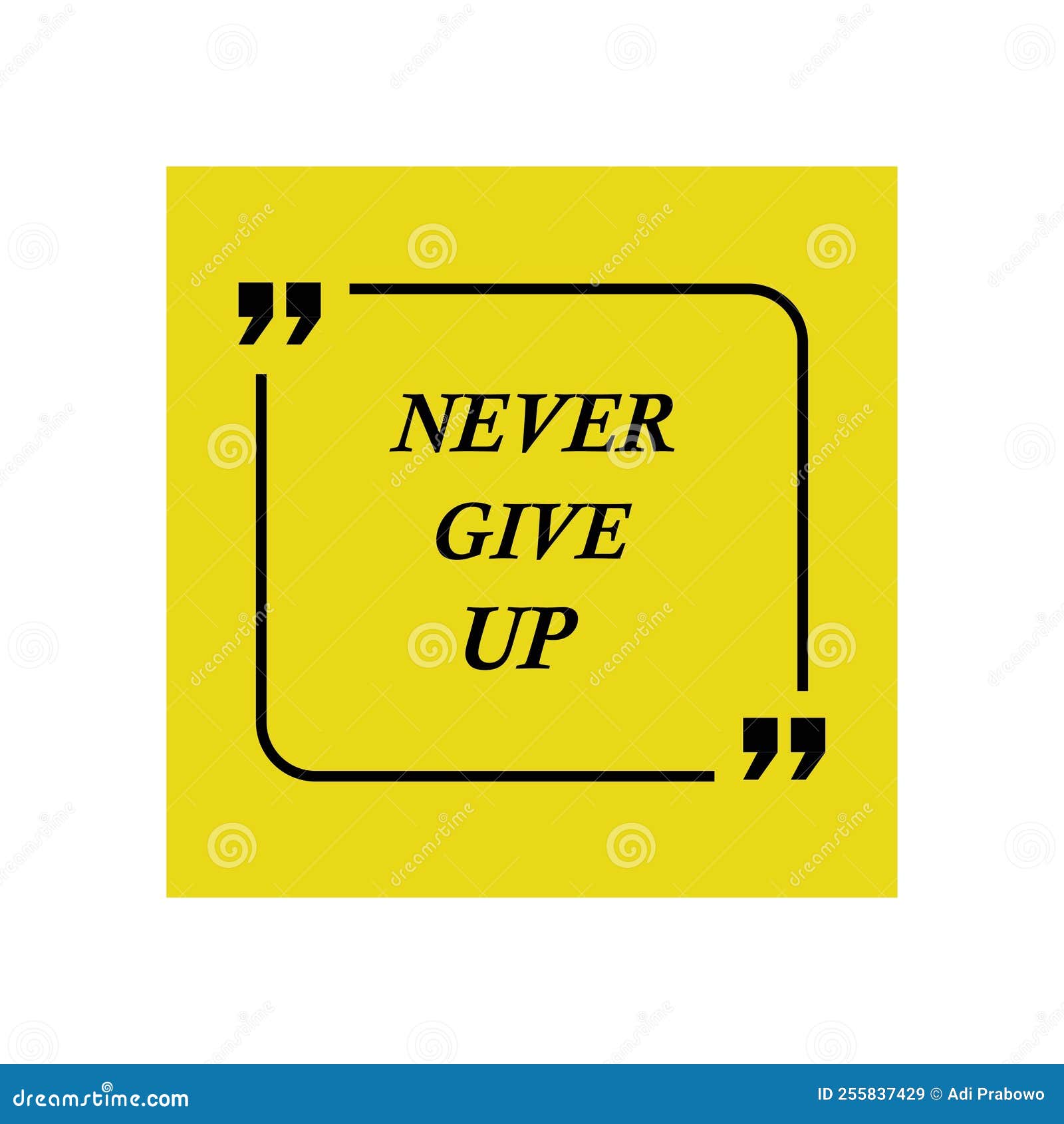 Simple Picture Quotes Vector Design Stock Vector - Illustration of ...