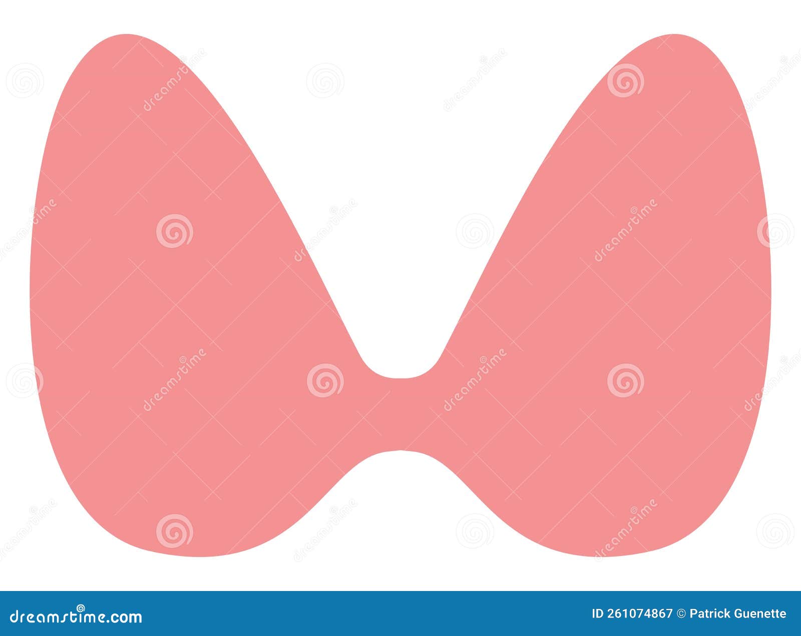 Simple Pink bra, icon stock vector. Illustration of symbol - 261074867