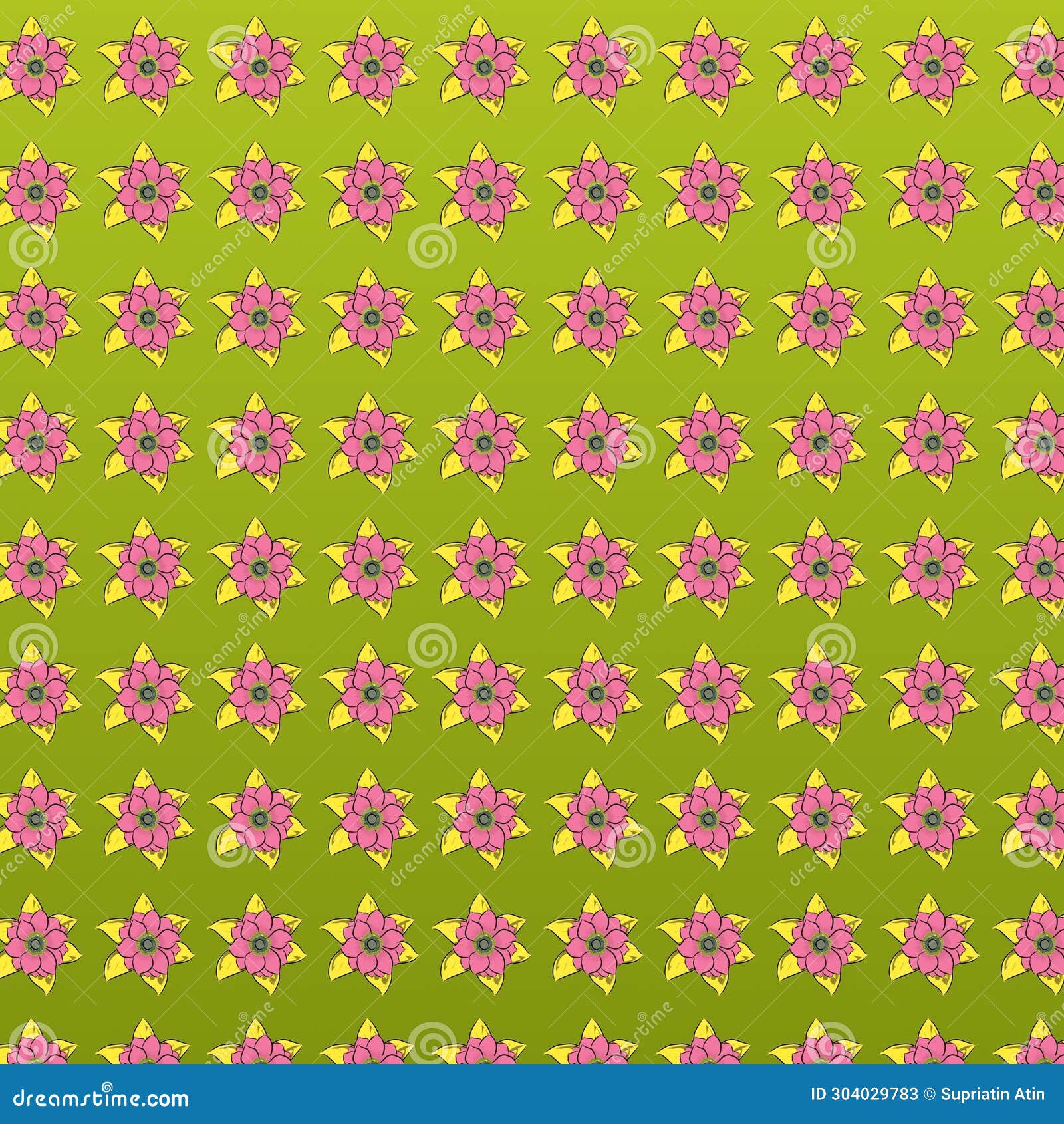 Simple Pink Flower Pattern Illustration for Background, Backdrop ...