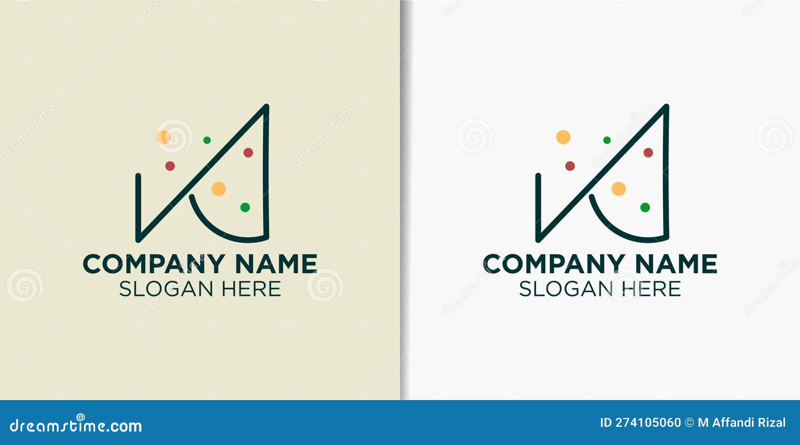 Simple Pizza Logo Design Vector Stock Vector - Illustration of simple ...