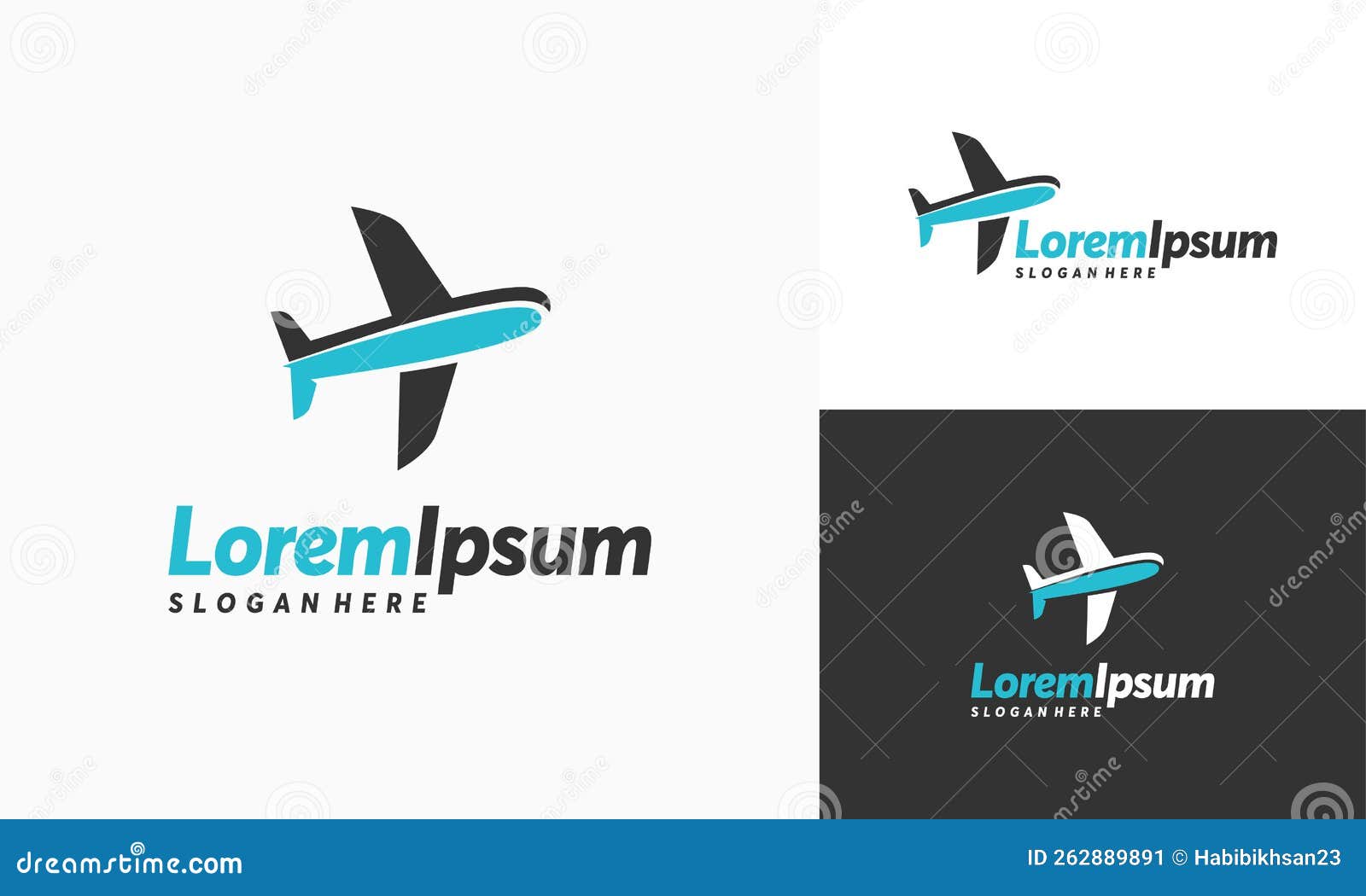 Simple Plane Travel Logo Designs Template Vector Stock Vector ...