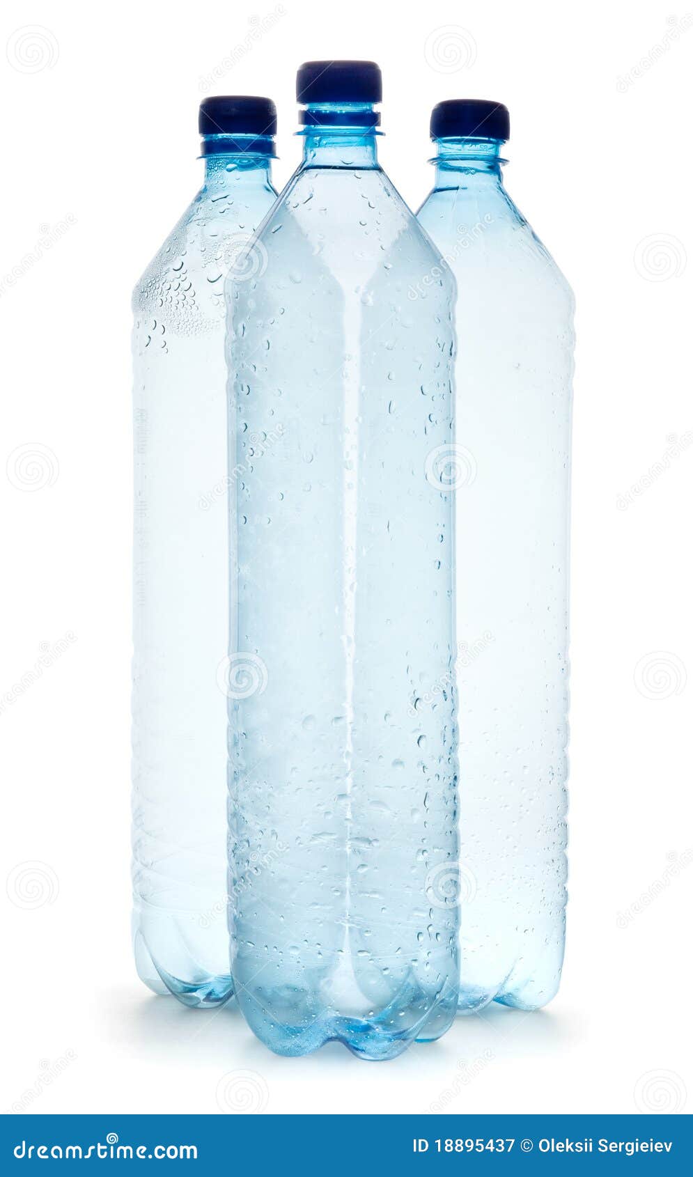 Simple plastic bottles stock image. Image of front, conservation - 18895437