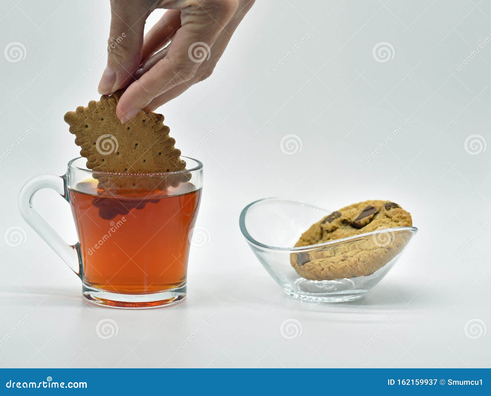 Simple Pleasures Dipping Biscuit in Tea Stock Image - Image of fuel ...