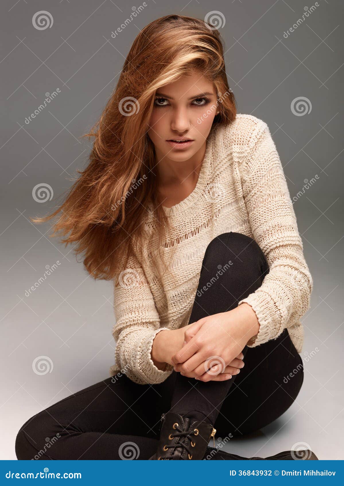 Simple Portrait of Beautiful Girl Stock Photo - Image of genuine ...