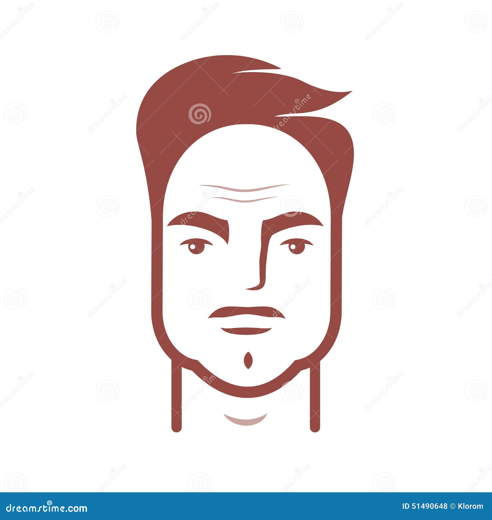 A Man With A Receding Hairline Stock Photo | CartoonDealer.com #299399112