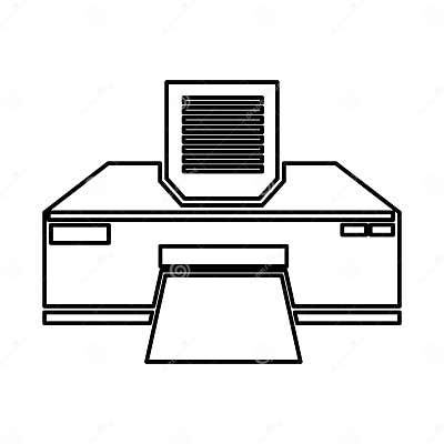 Simple printer icon stock illustration. Illustration of printing - 73462674