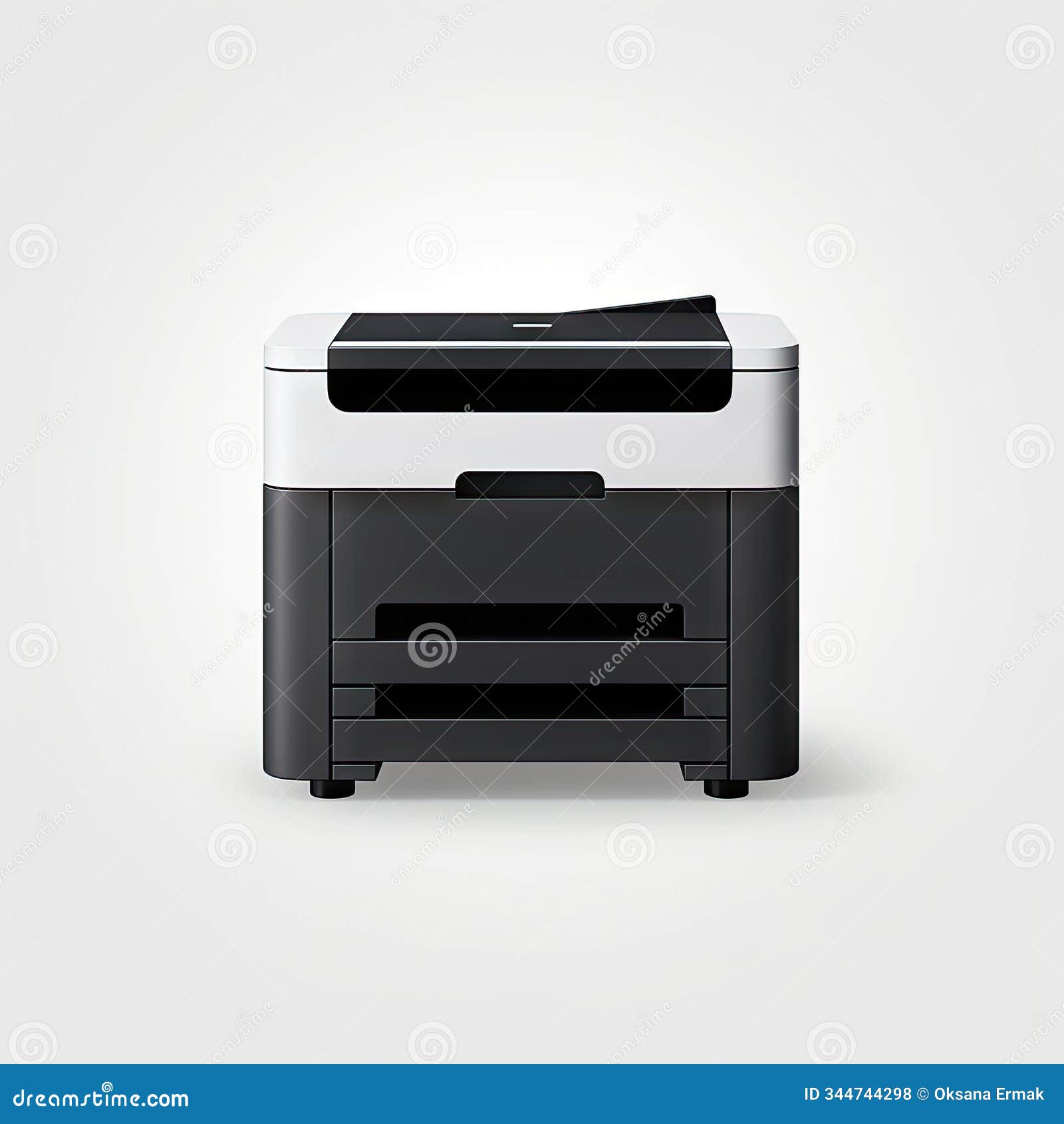 Simple Printer Icon, MFP Isolated, Laser Print, Inkjet Printer Icon for ...