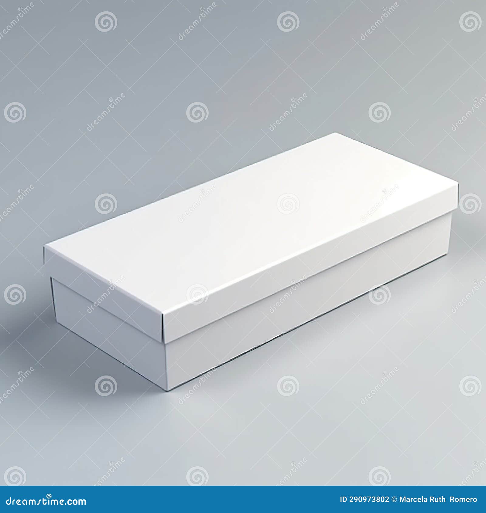 Simple Product Box, Mock Up Style. AI Generated Stock Illustration ...