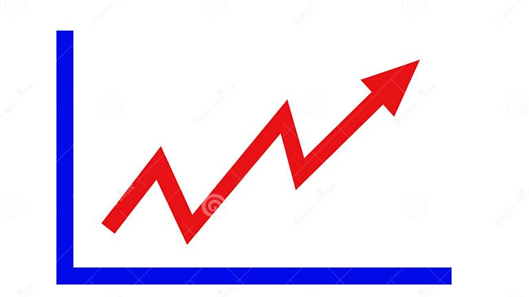 Simple progress chart stock illustration. Illustration of simple - 50756903