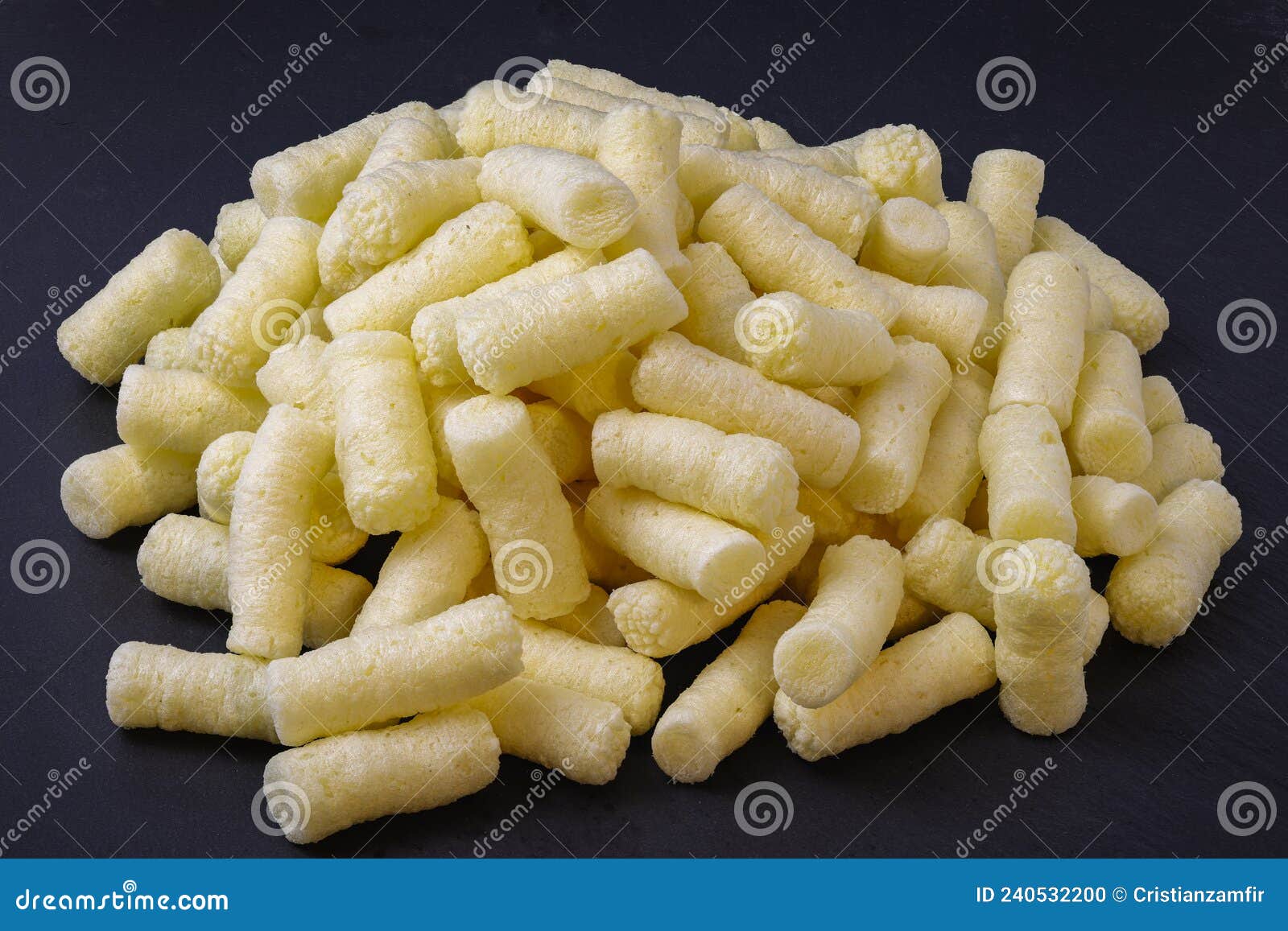 Simple puffs of corn stock photo. Image of isolated - 240532200
