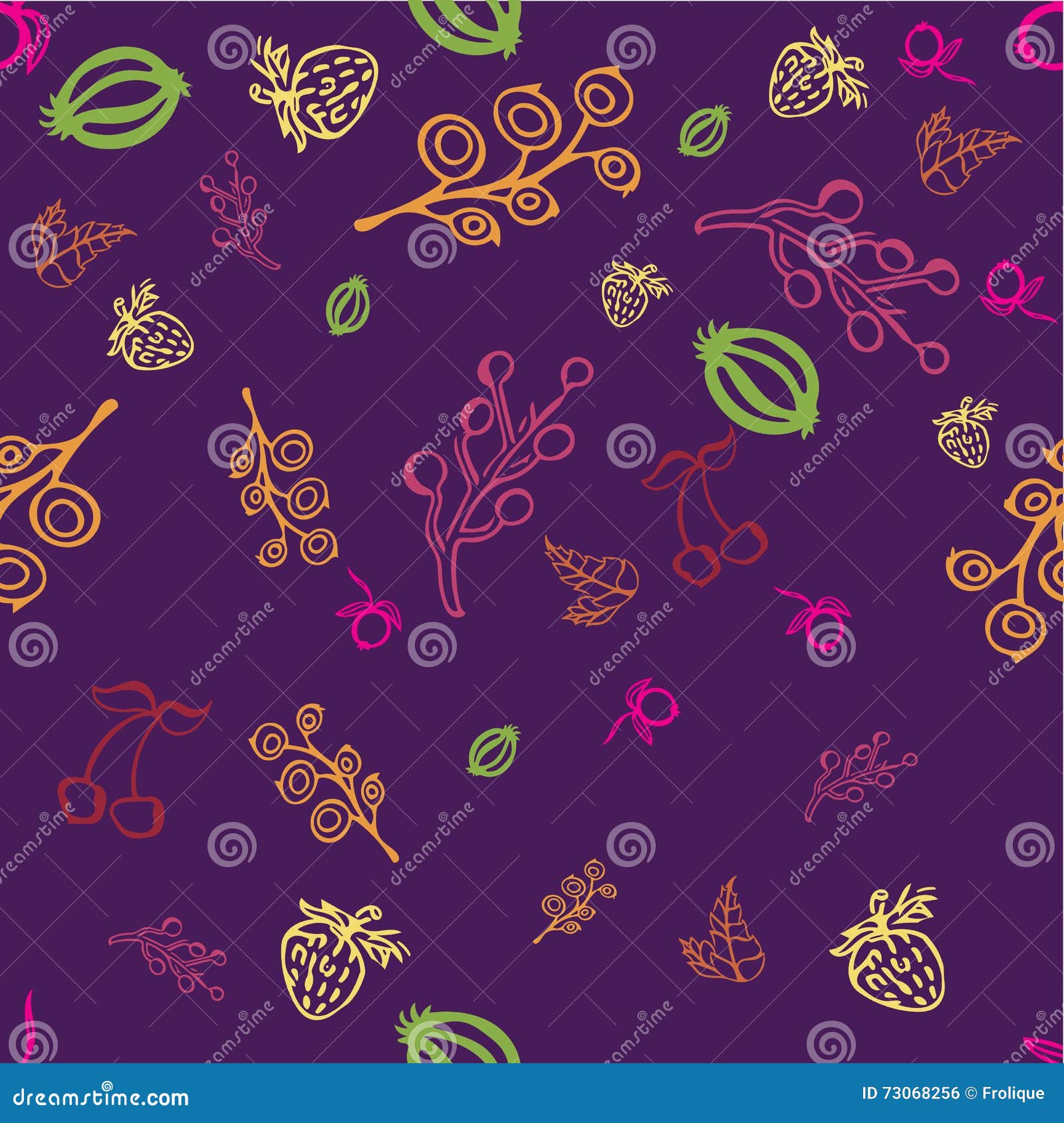 Simple Purple Berries Background Stock Vector - Illustration of vector ...