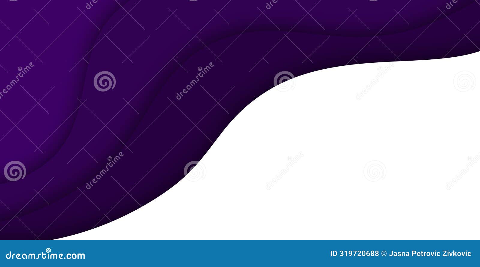 Simple Purple Violet White Background with Curve Wave Lines . White ...