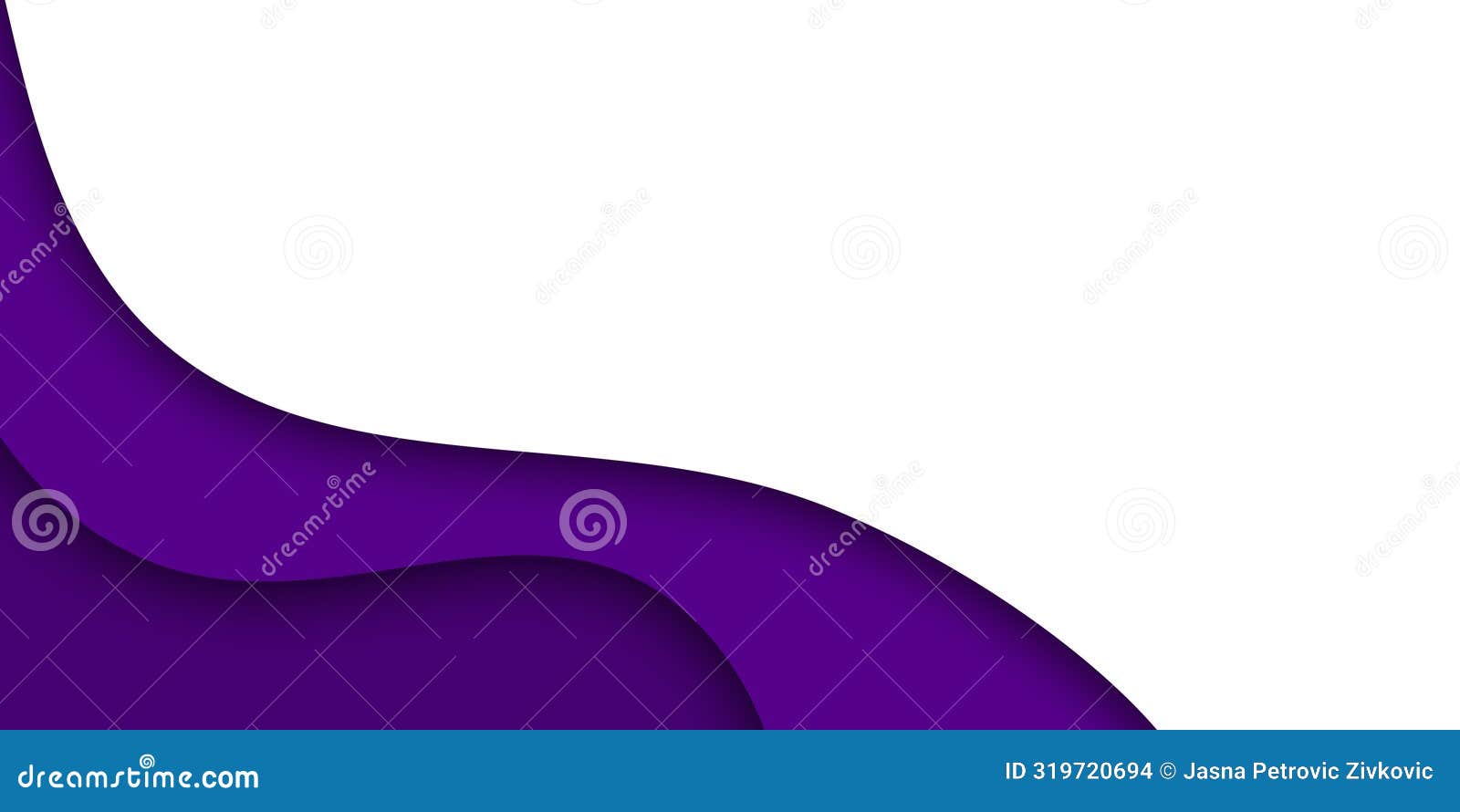 Simple Purple Violet White Background with Curve Wave Lines . White ...