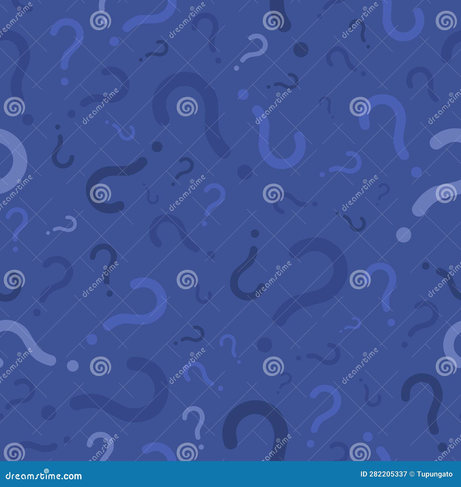 Simple Question Mark Texture - Seamless Vector Stock Vector ...