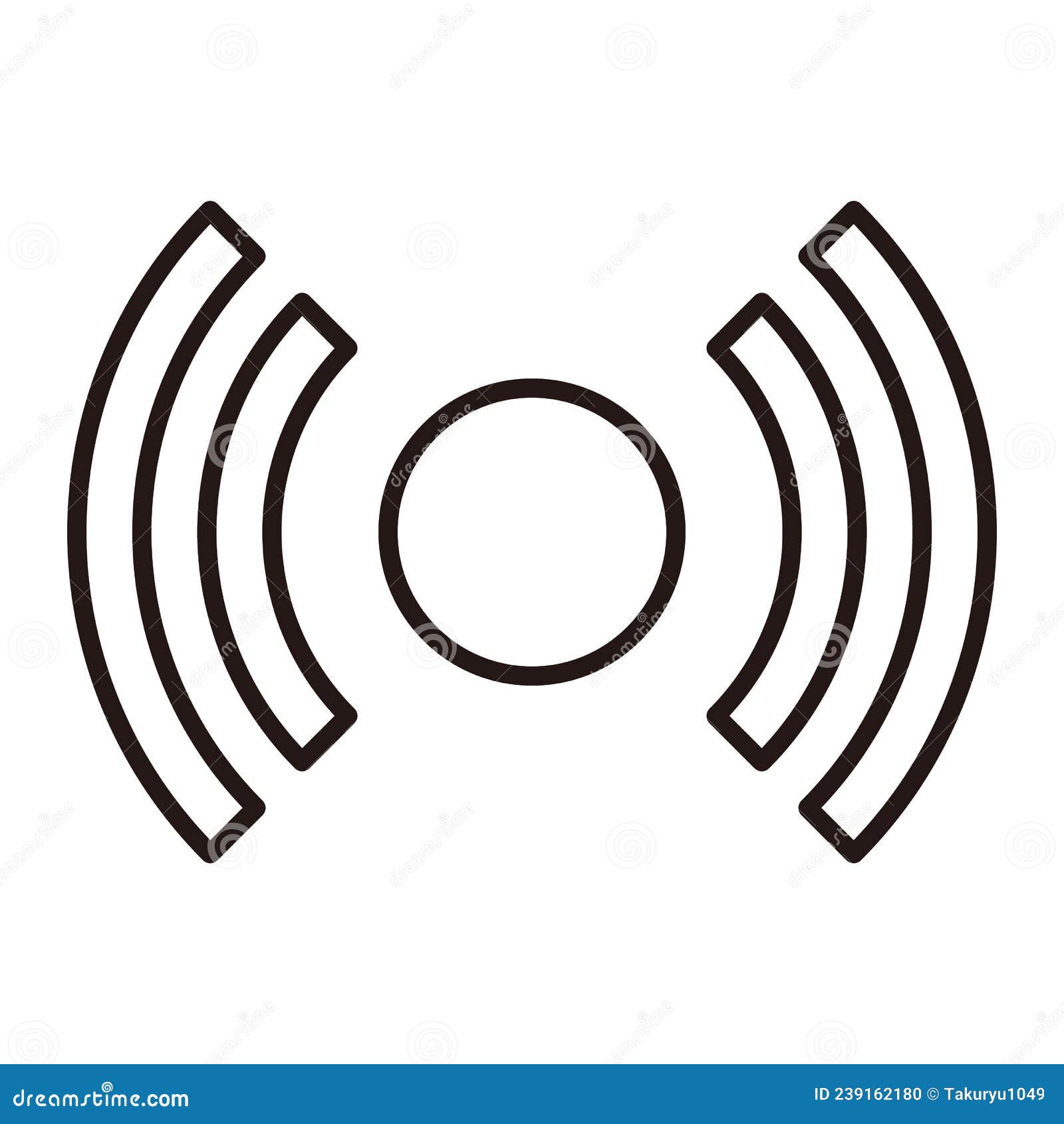 A Simple Radio Icon. Vector. Stock Vector - Illustration of business ...