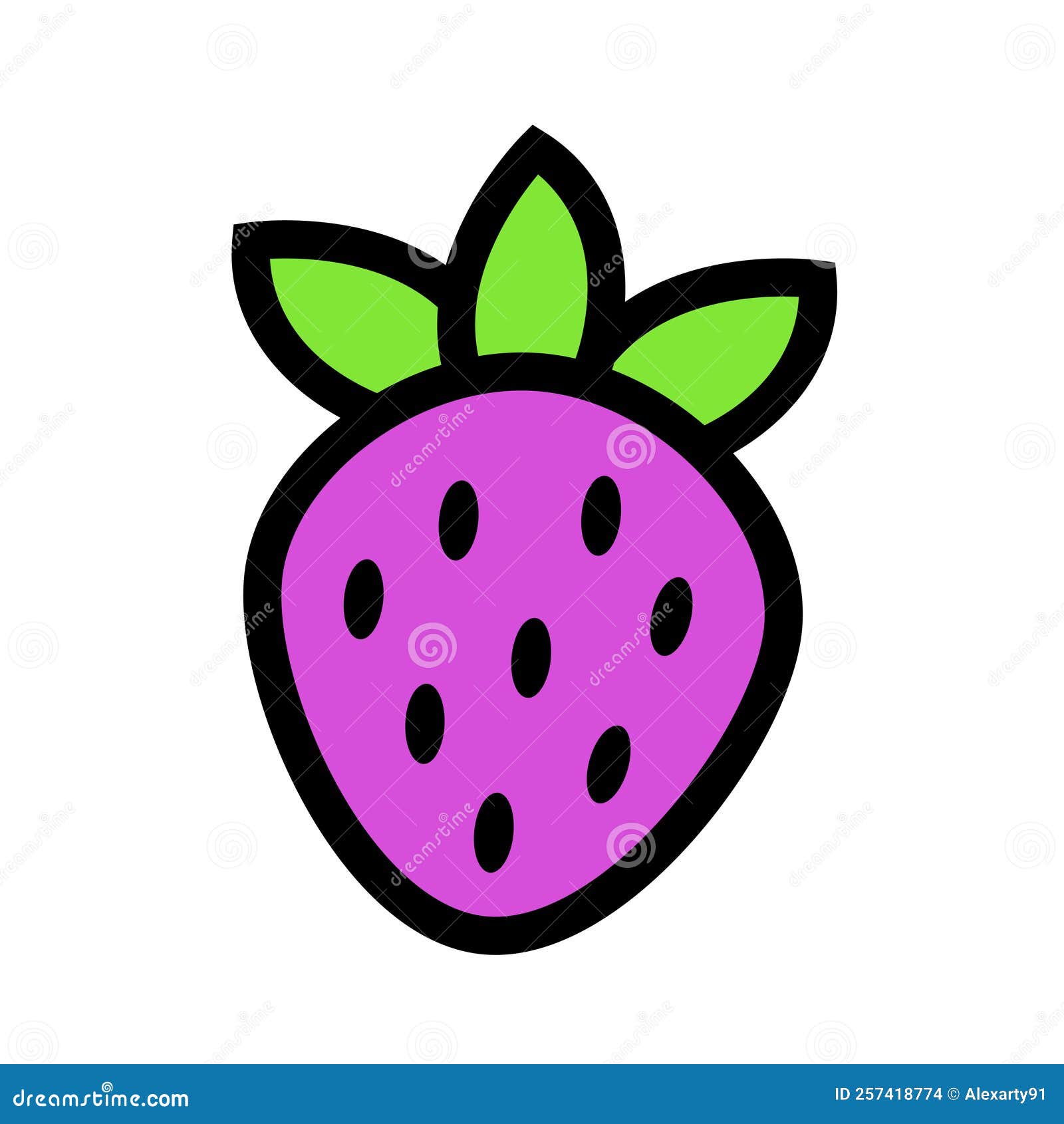 Simple Raspberry Icon on a White Background Stock Vector - Illustration ...