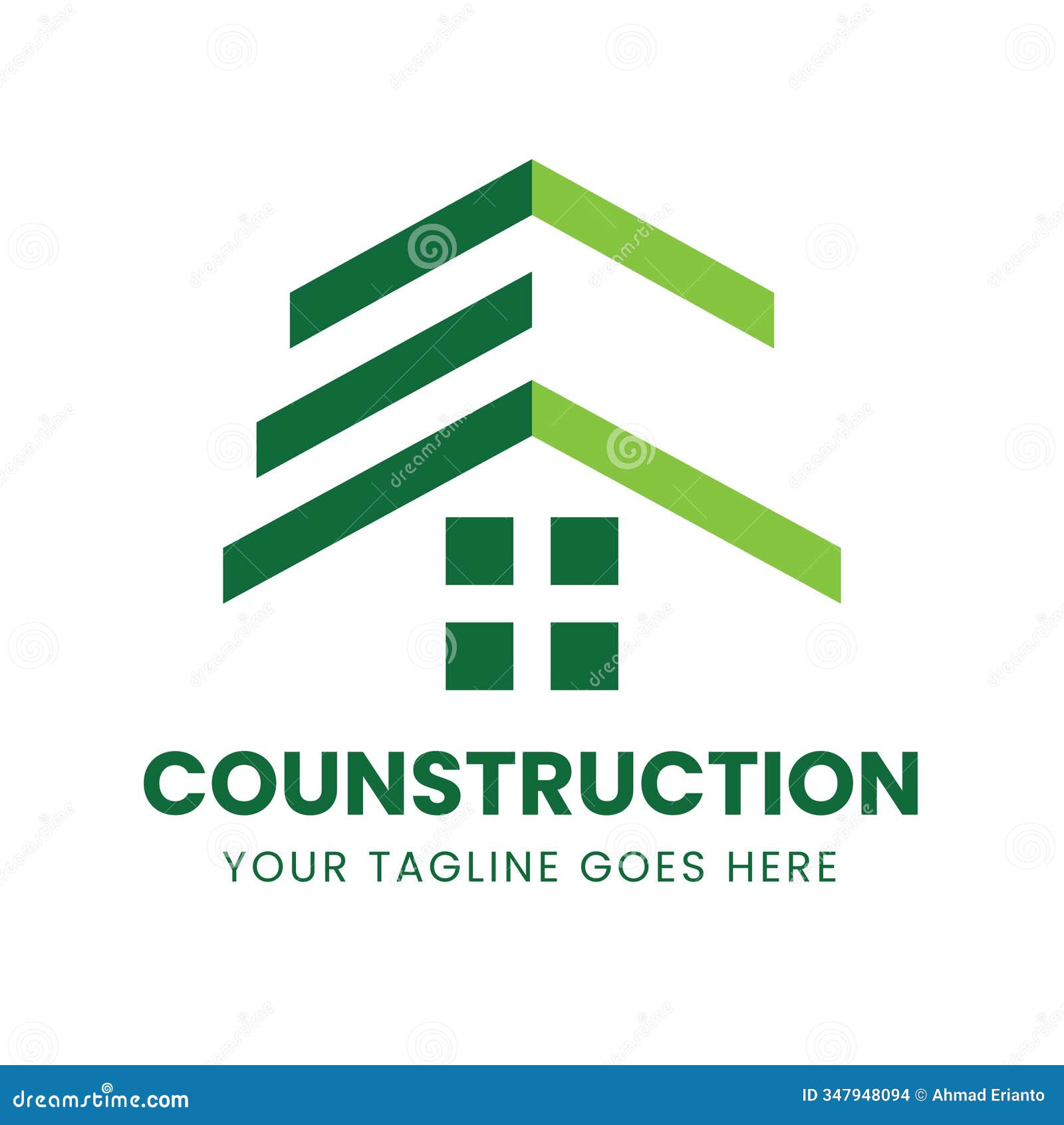 Simple Real Estate Logo Building Architecture Construction. Vector ...