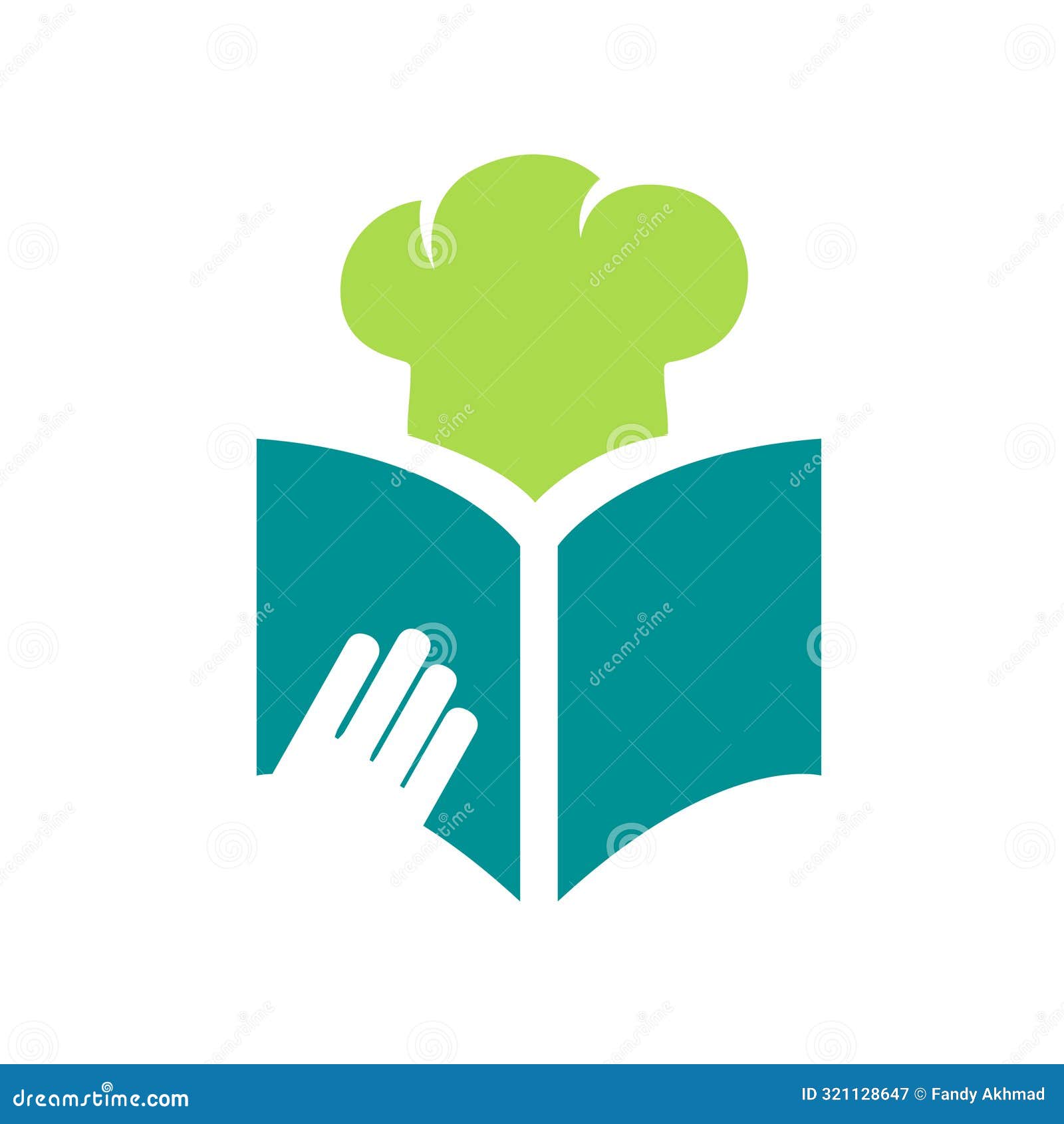 Simple Recipe Cookbook Logo Vector Graphic Design Stock Vector ...