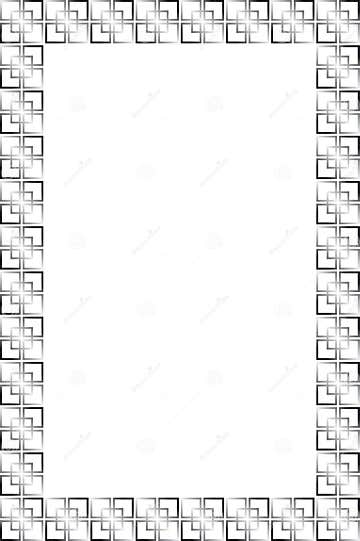 Simple Rectangular Frame - Vector Stock Vector - Illustration of ...