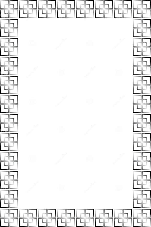 Simple Rectangular Frame - Vector Stock Vector - Illustration of ...