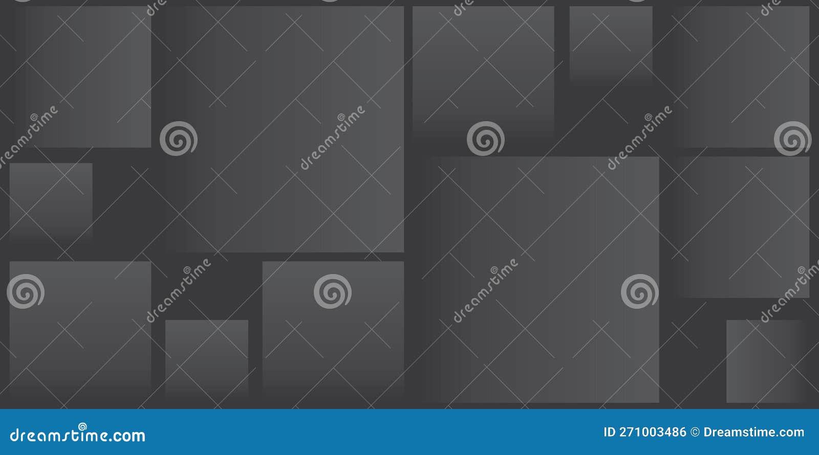 Simple Rectangular Tiled Frames of Various Sizes, Colored in Shades ...