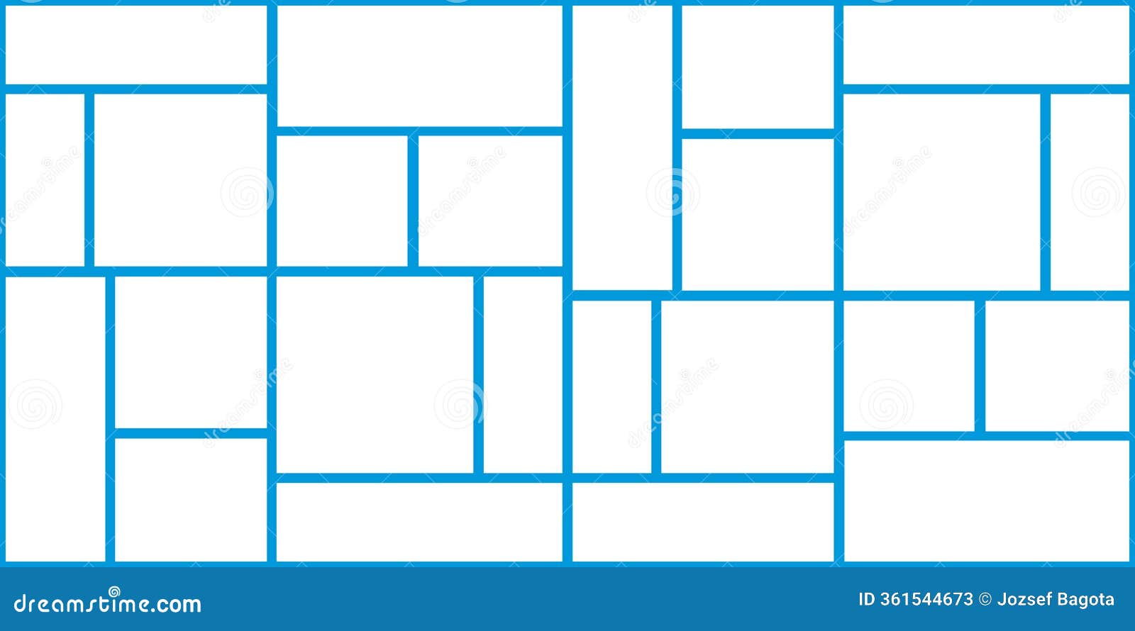 Simple Rectangular Frame Featuring Double Parallel Lines And Quotation ...