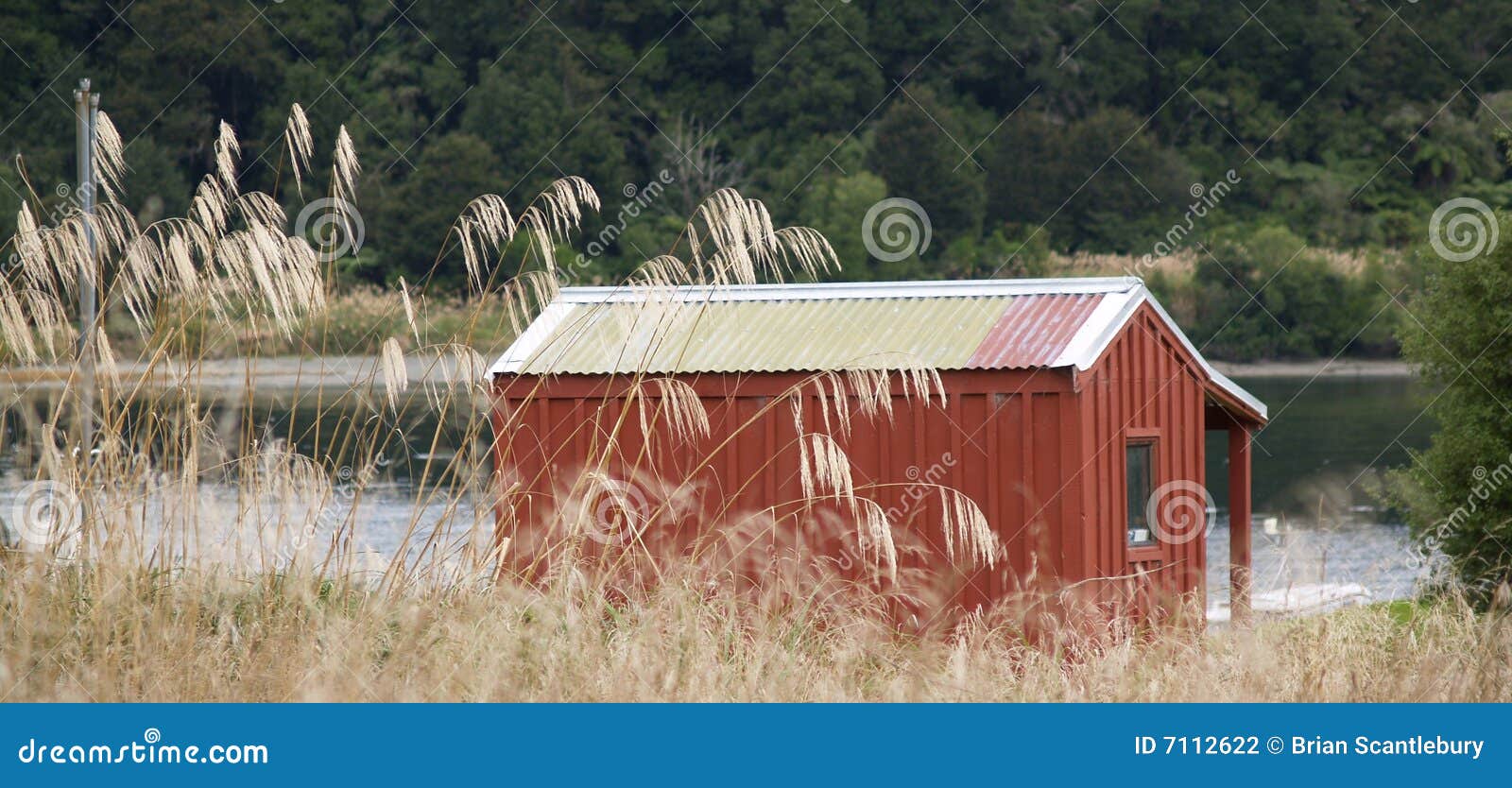 Simple Red bush hut stock photo. Image of national, natural - 7112622