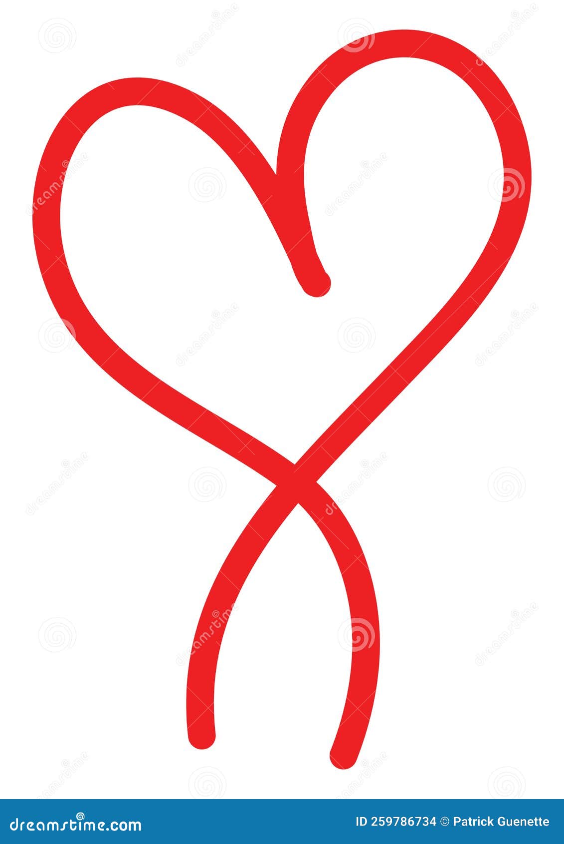 Simple red heart, icon stock vector. Illustration of flat - 259786734