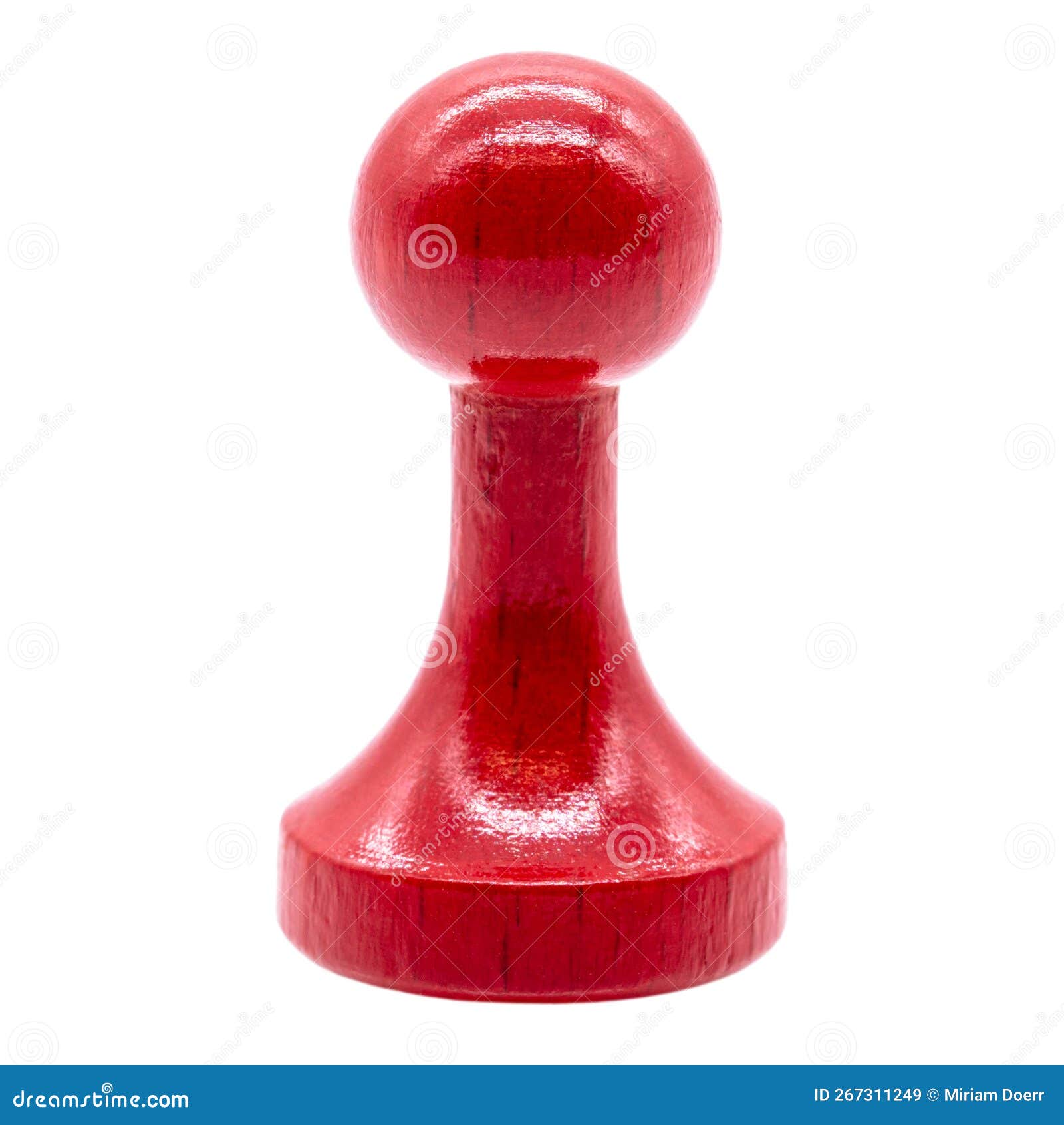 A simple red wooden token stock image. Image of meeple - 267311249