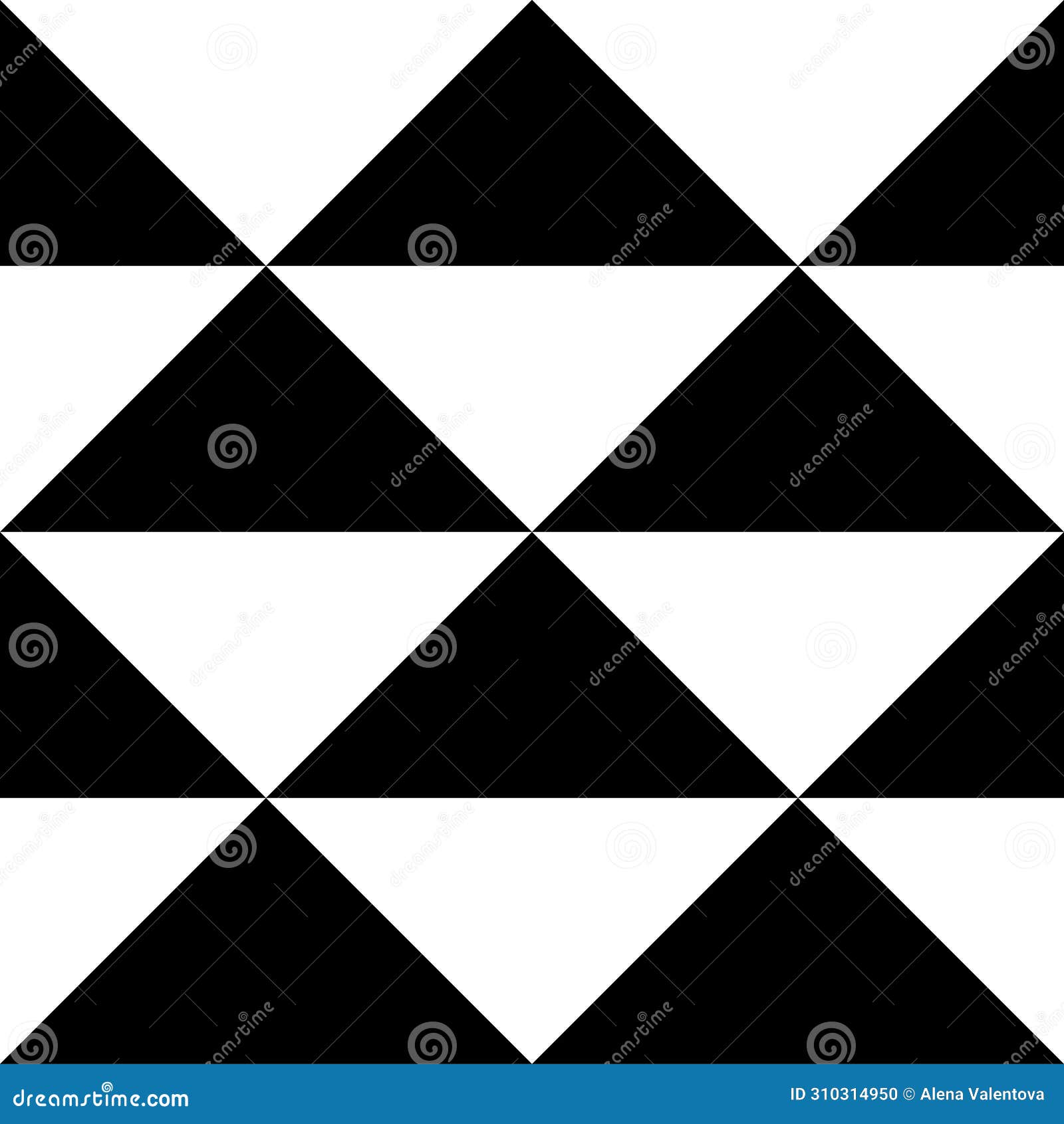 Simple Regular Graphic Design With Triangular Design. Seamless Pattern ...