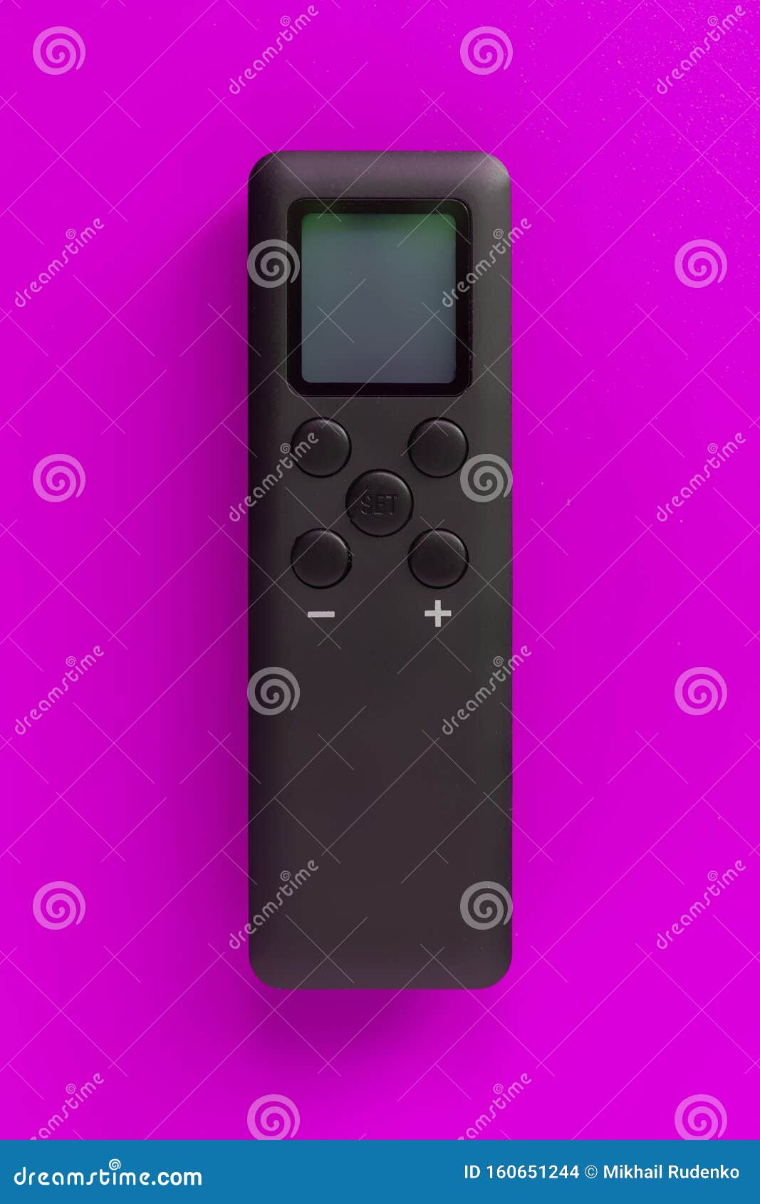Simple Remote Wireless Controlle on the Color Background Isolated Top ...