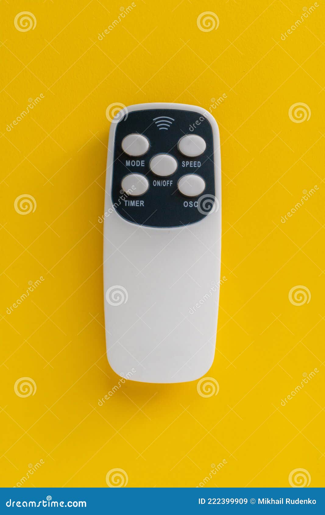 Simple Remote Wireless Controlle on the Color Background Isolated Top ...