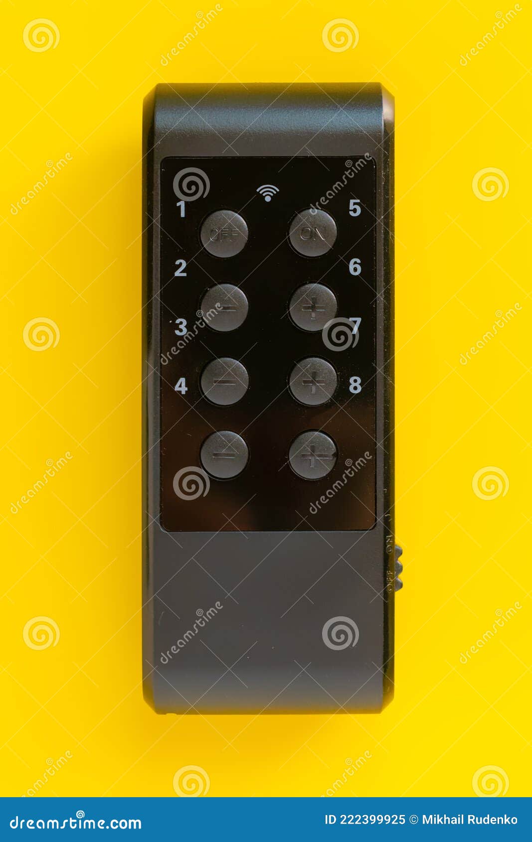 Simple Remote Wireless Controlle on the Color Background Isolated Top ...