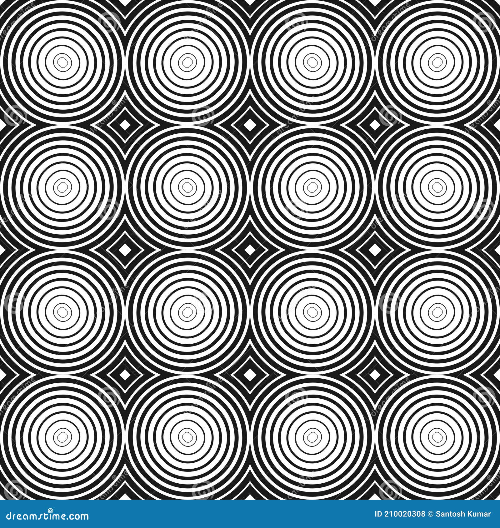 SIMPLE REPEATED AROUND Seamless Geometric Vector Background, Simple ...