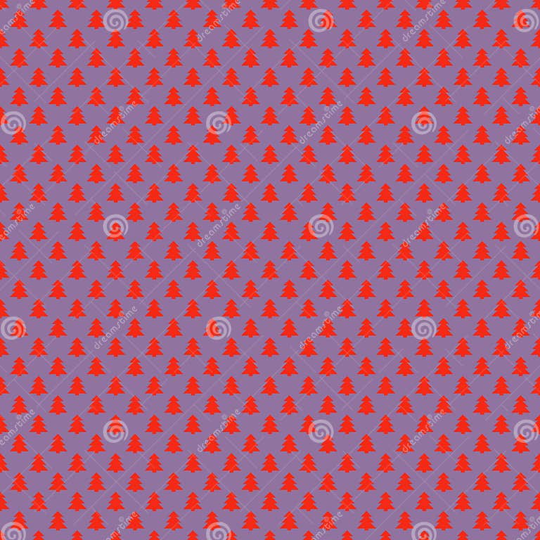 Simple Repeating Stylized Pine Tree Pattern Background Design ...