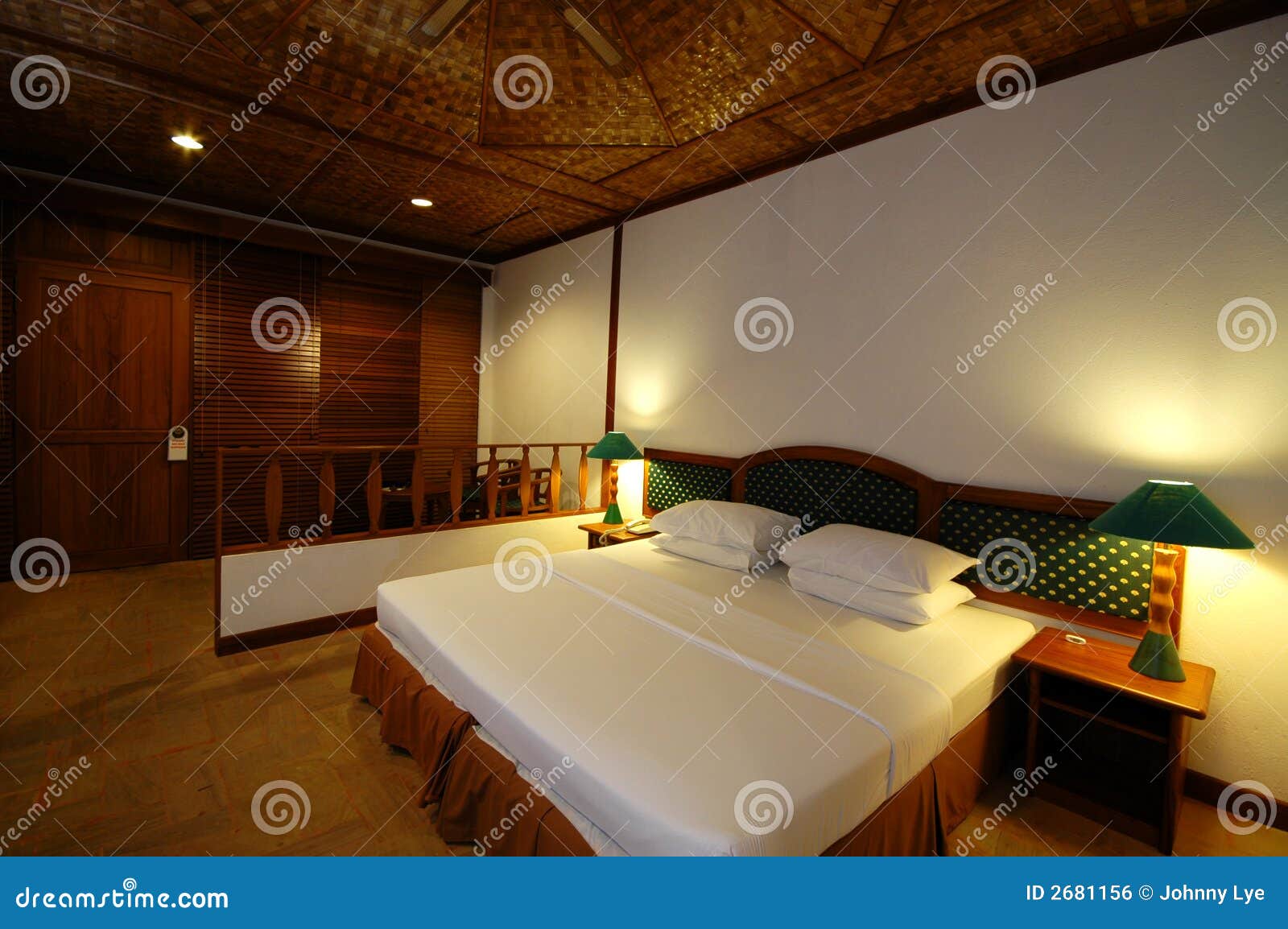 Simple Resort Room stock photo. Image of table, motel - 2681156