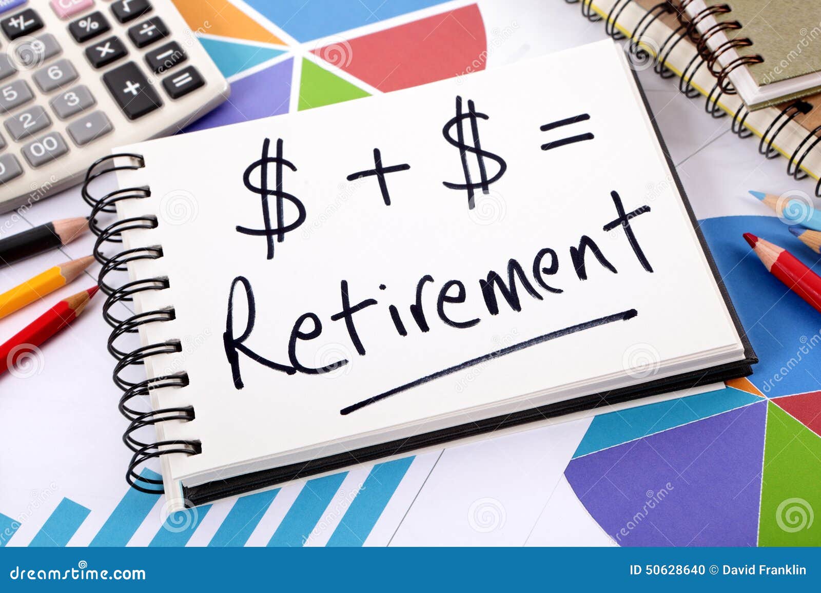 Retirement Pension Fund Growth Concept, Plan Stock Photo - Image of ...