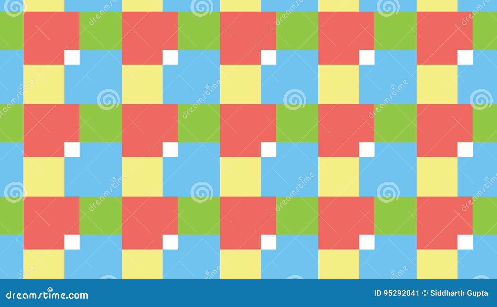 Simple RGB block pattern stock illustration. Illustration of game ...