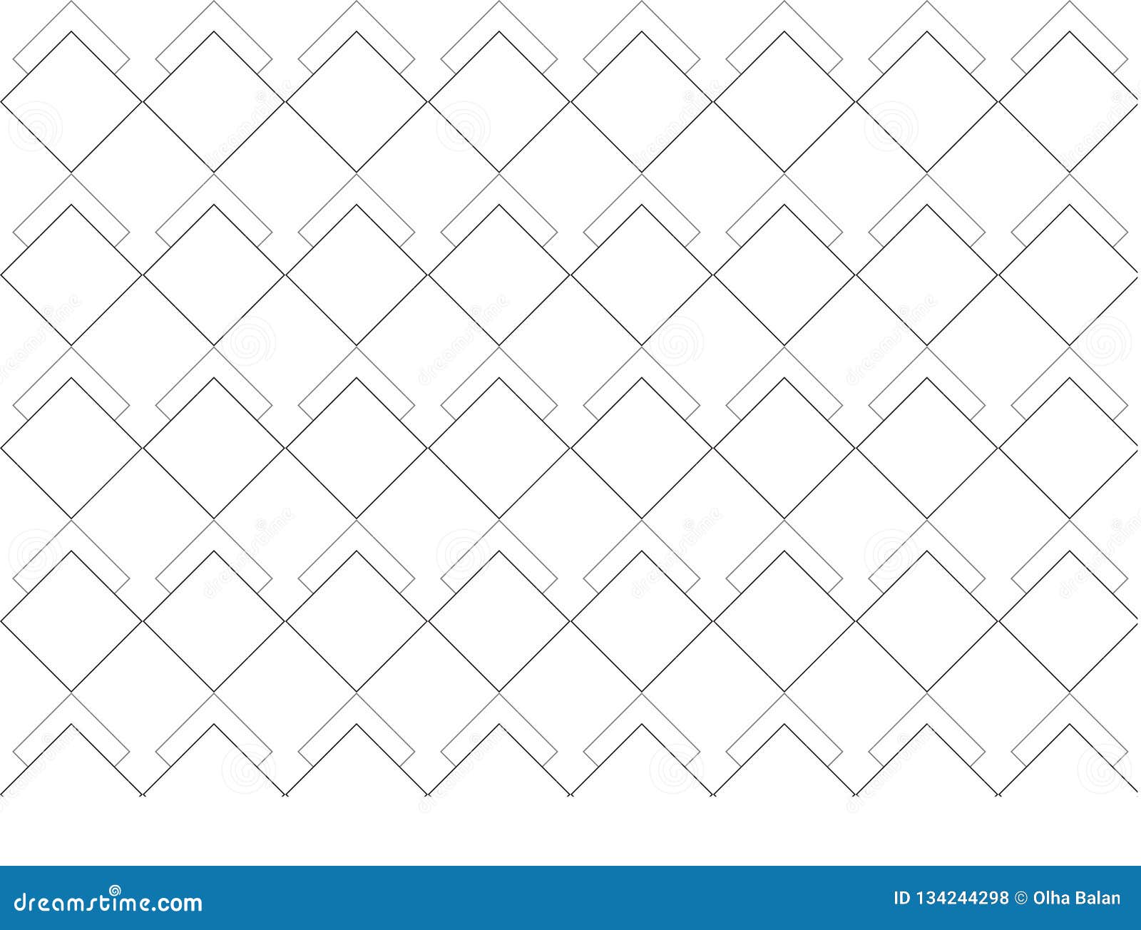 Simple Rhombus Pattern stock vector. Illustration of backdrop - 134244298