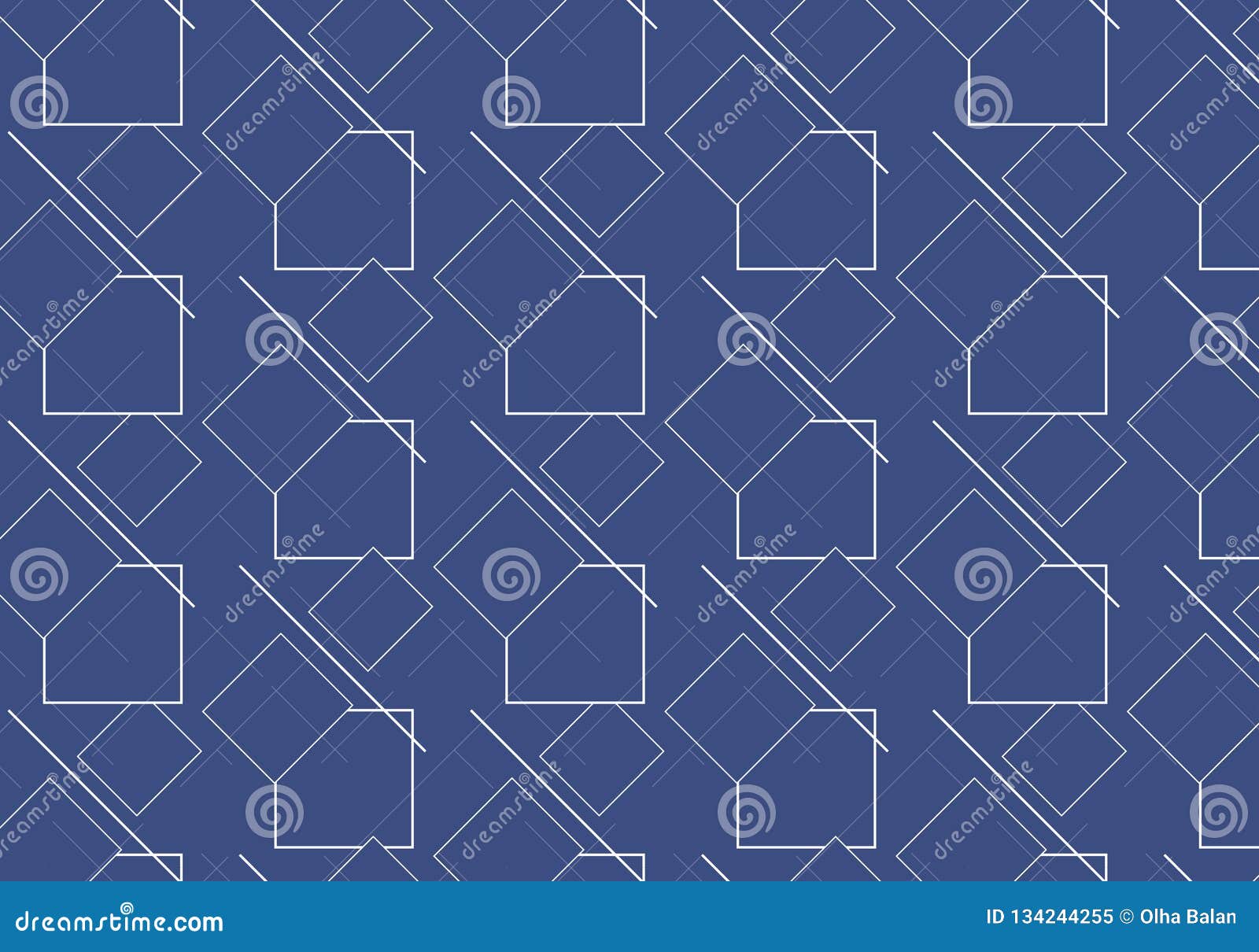 Simple Rhombus Pattern stock vector. Illustration of diagonal - 134244255
