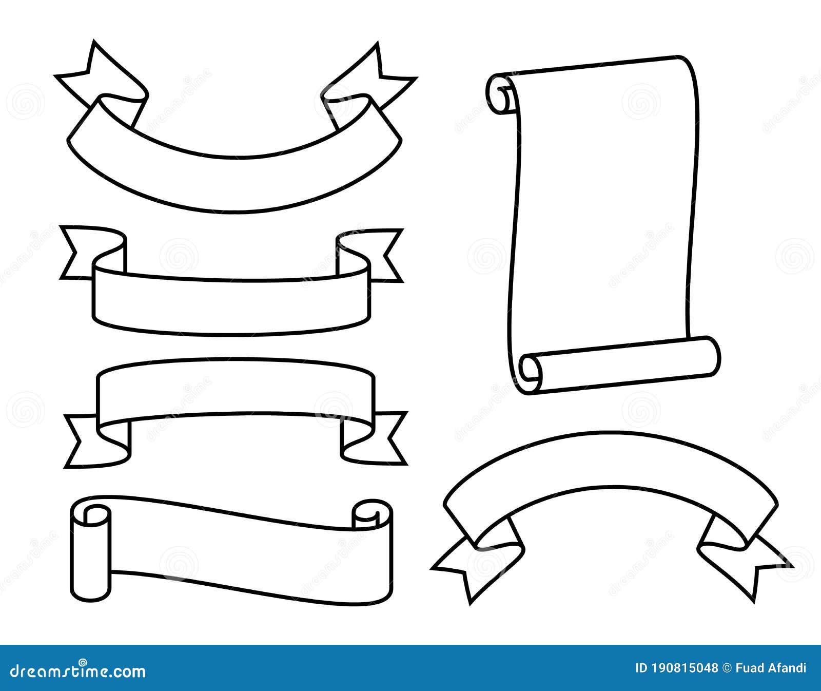 Simple Banner Outline