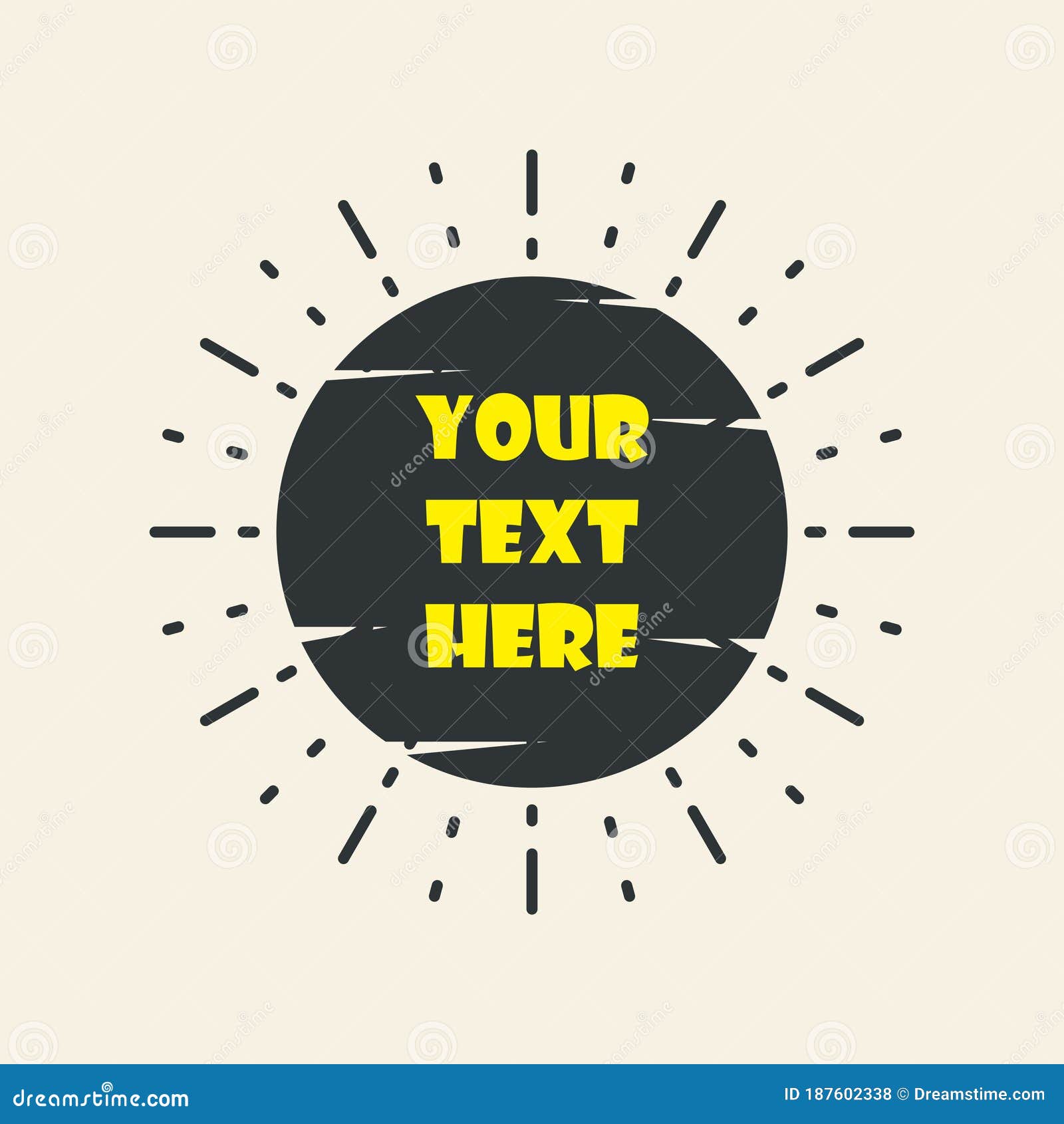 Simple-ribbon-vintage-badge-template Stock Vector - Illustration of ...