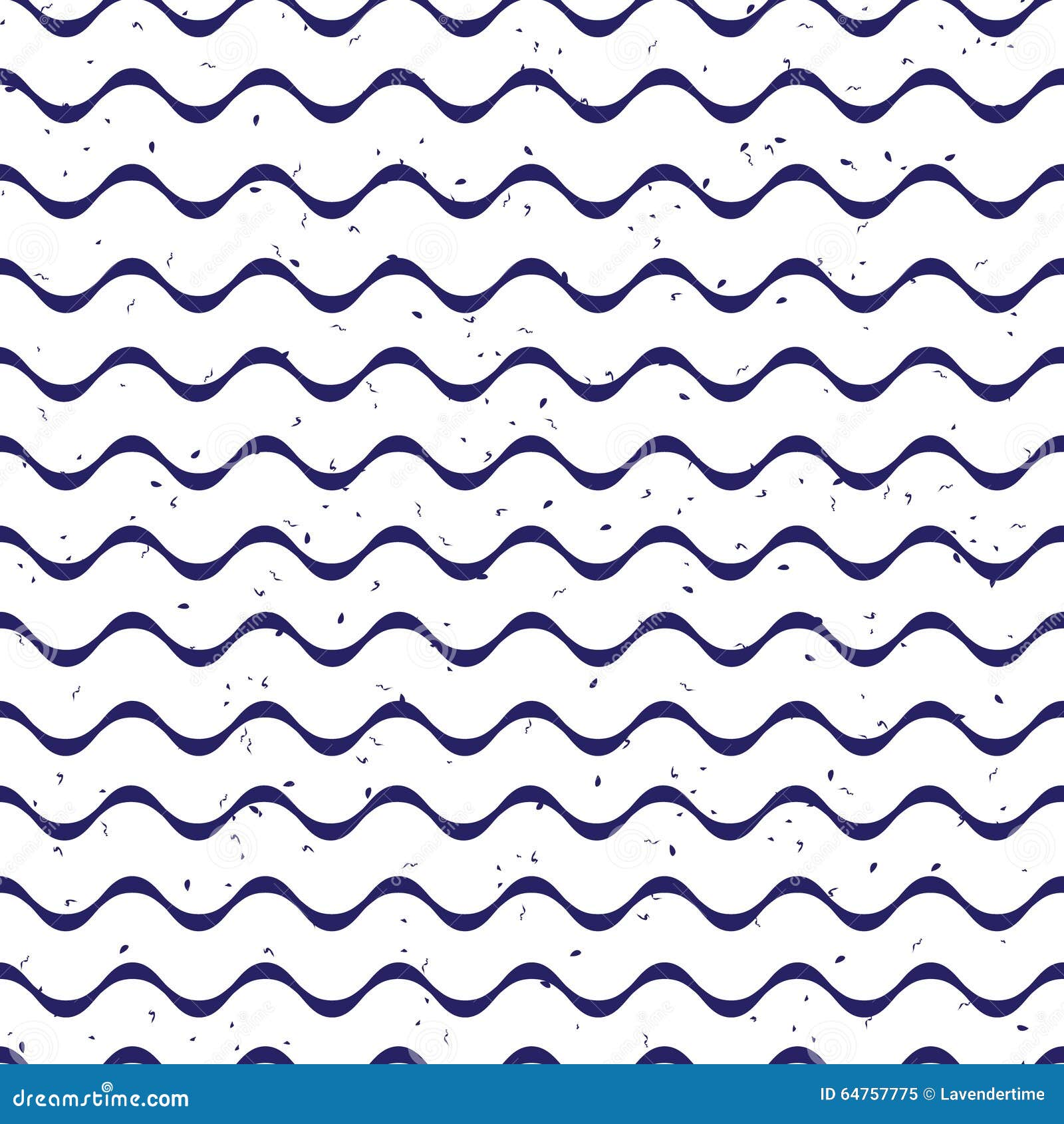 Simple Ribbon Waves and Speckled Backdrop Seamless Vector Print Stock ...