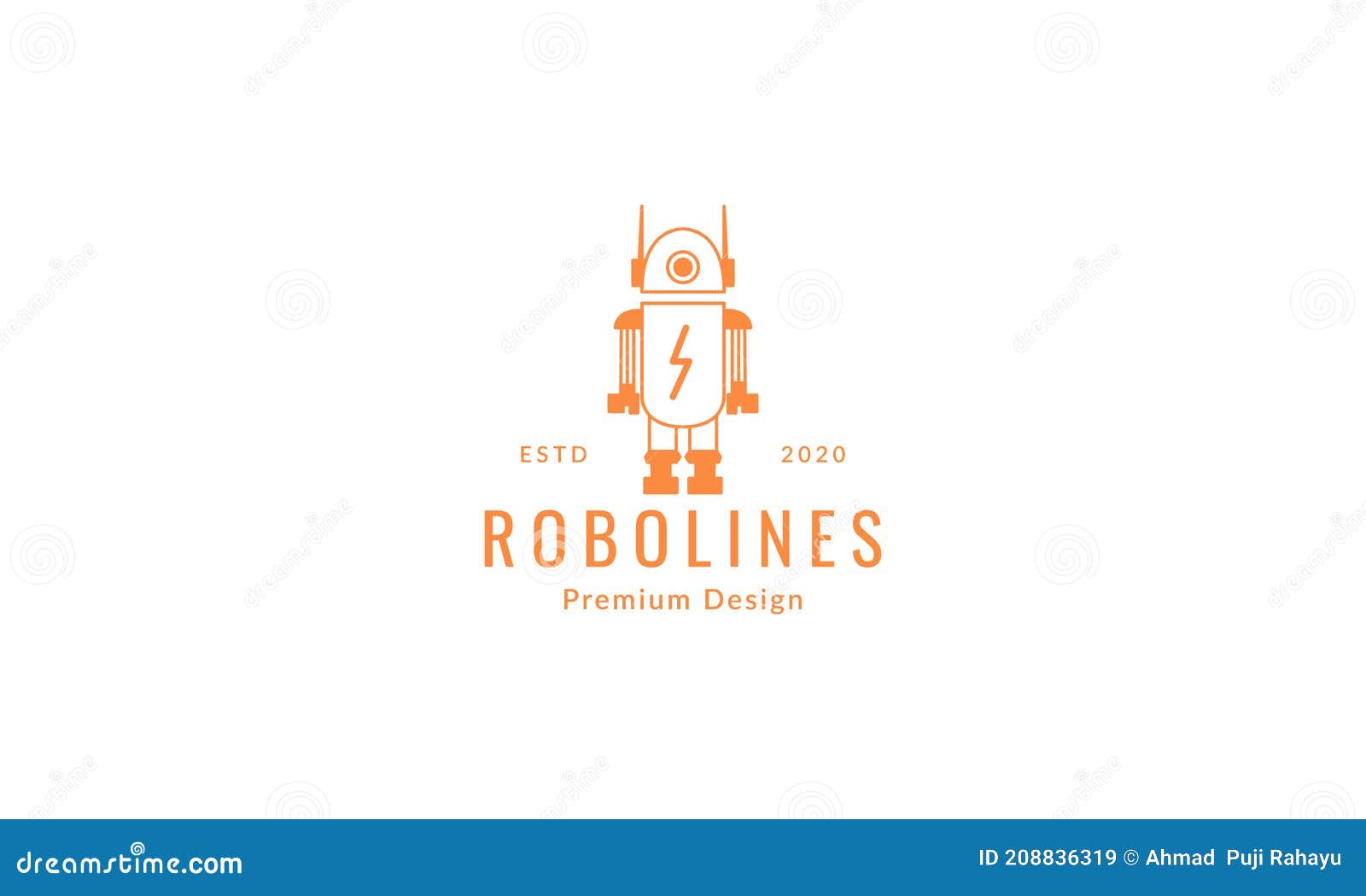 Simple Robot Head Silhouette Isolated On White. Vector Illustration ...